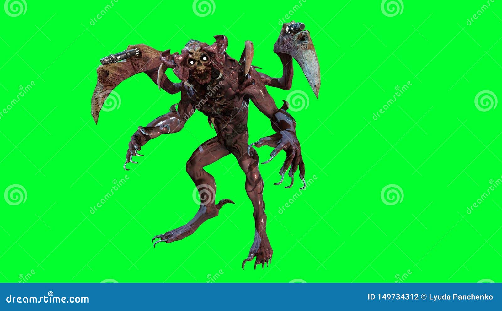 Nuclear Post-apocalypse Mutant 3d Render Stock Image | CartoonDealer ...