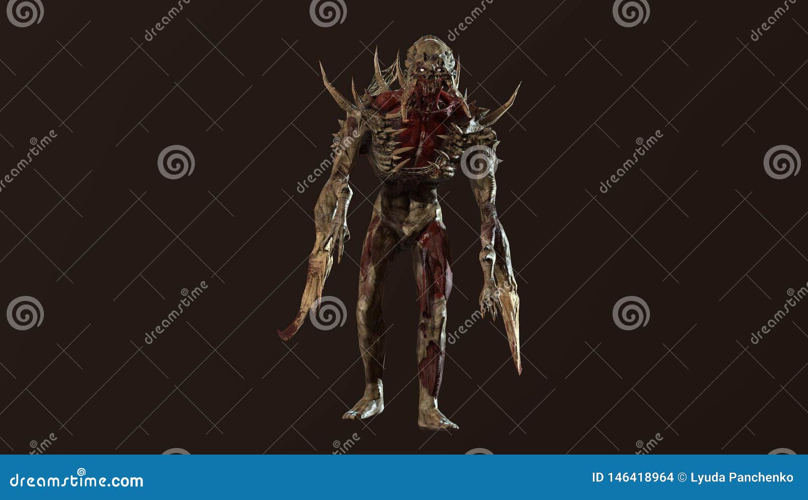 Nuclear Post-apocalypse Mutant 3d Render Stock Image | CartoonDealer ...