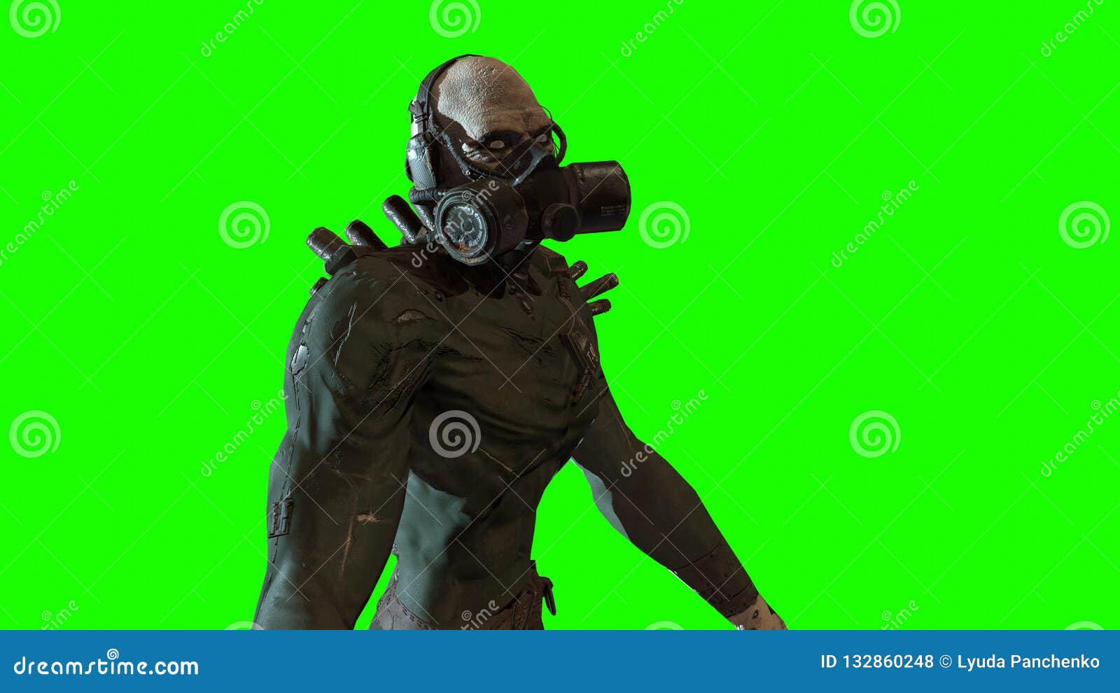 Nuclear Post-apocalypse Mutant Stock Illustration - Illustration of ...