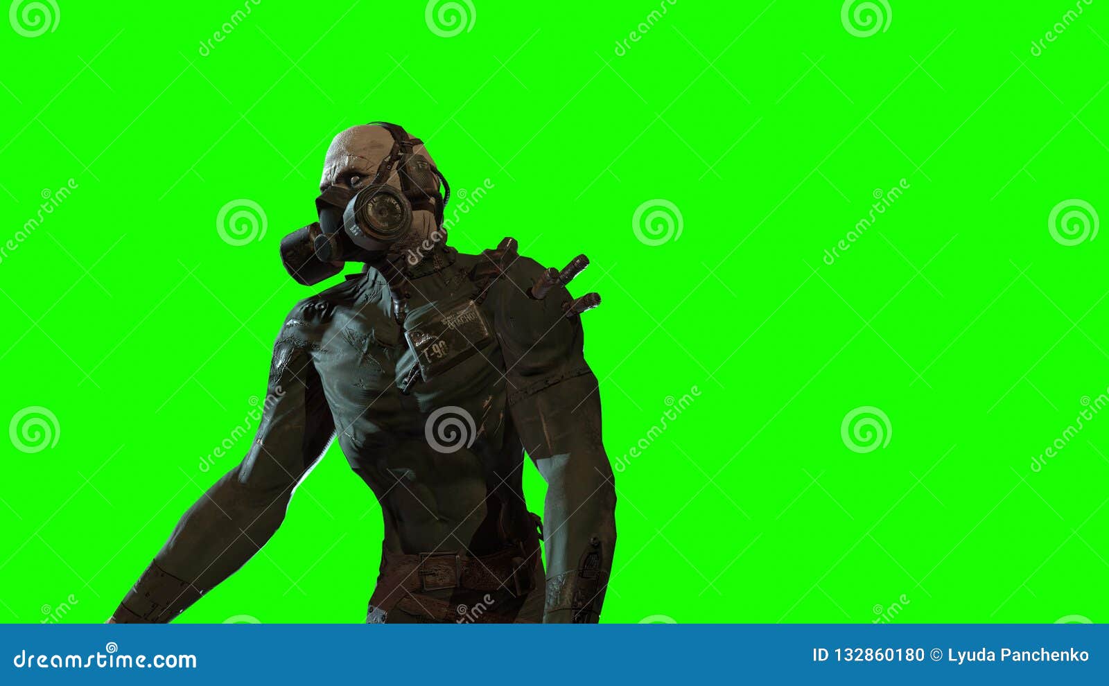 Nuclear Post-apocalypse Mutant Stock Illustration - Illustration of ...