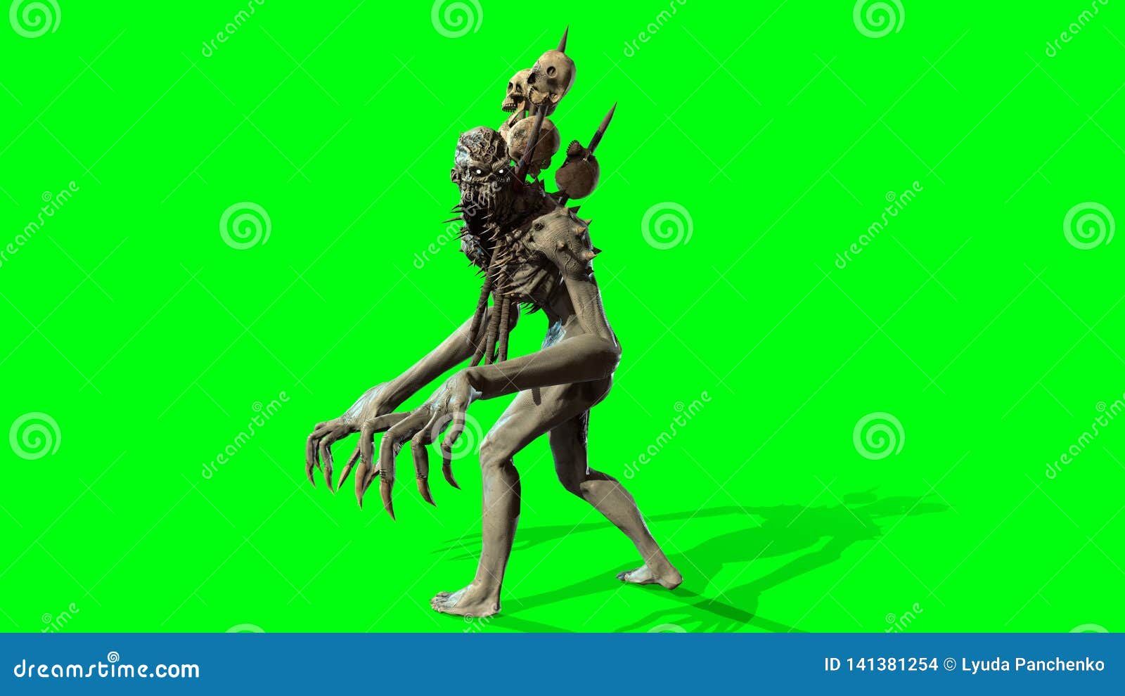 Nuclear Post-apocalypse Mutant Stock Illustration - Illustration of ...