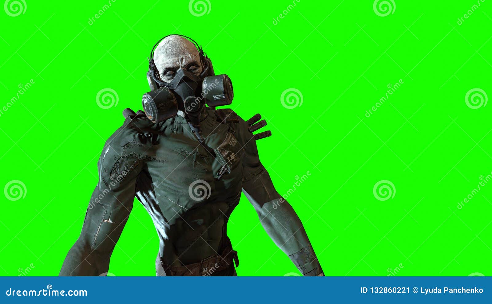 Nuclear Post-apocalypse Mutant Stock Illustration - Illustration of ...