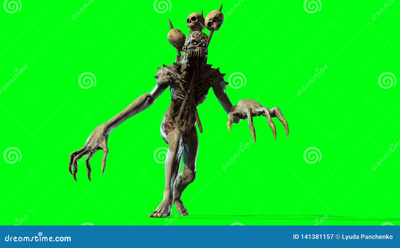 Nuclear Post-apocalypse Mutant Stock Illustration - Illustration of ...