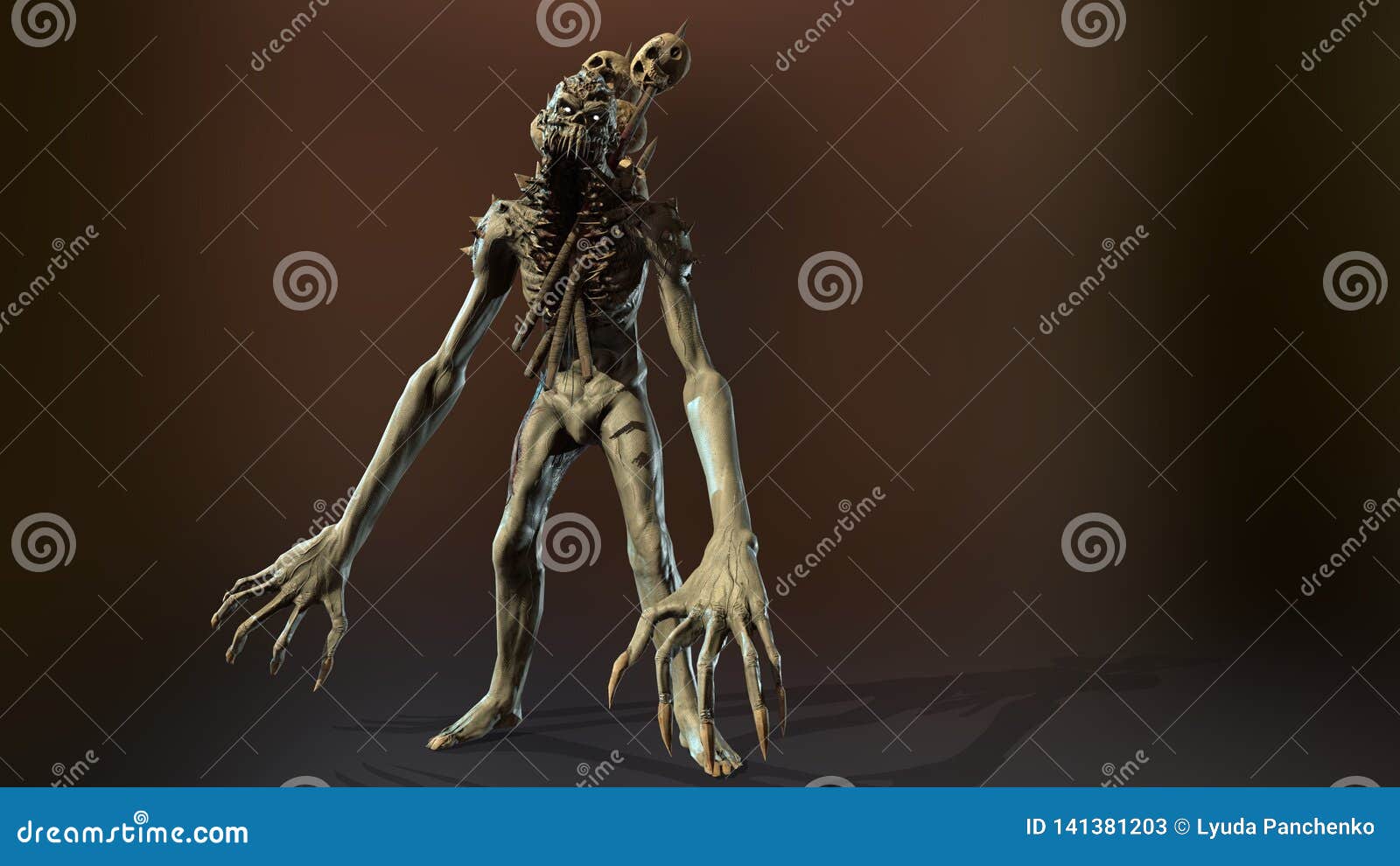 Nuclear Post-apocalypse Mutant Stock Illustration - Illustration of ...