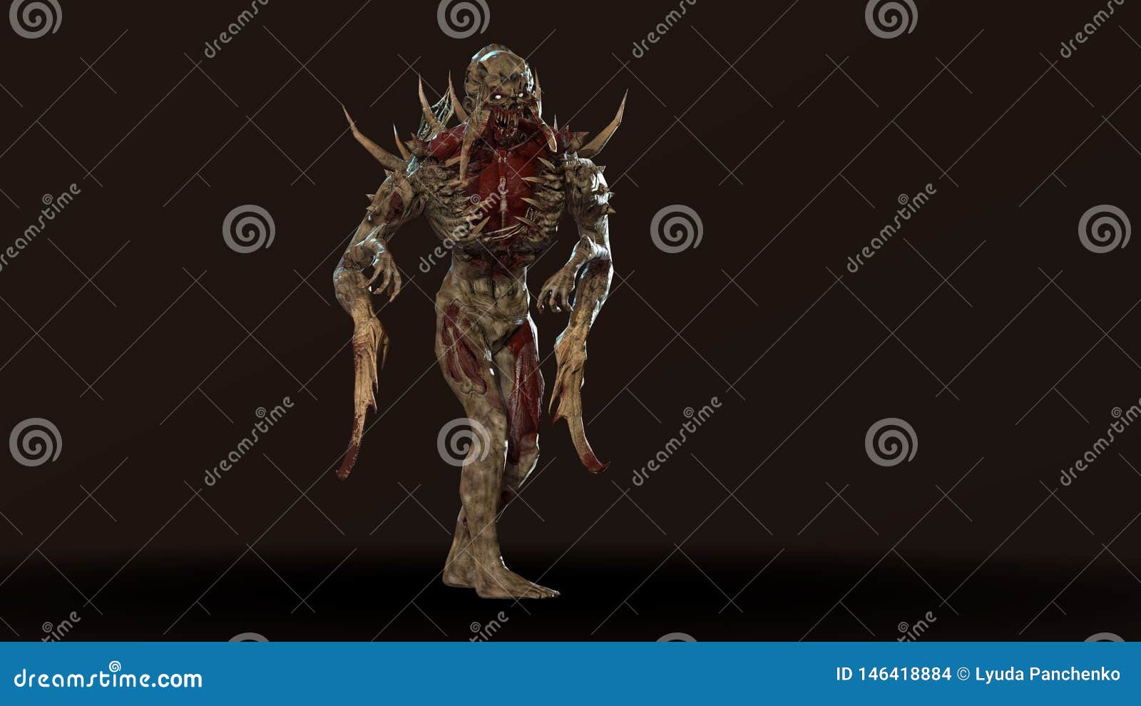Nuclear Post-apocalypse Mutant 3d Render Stock Image | CartoonDealer ...