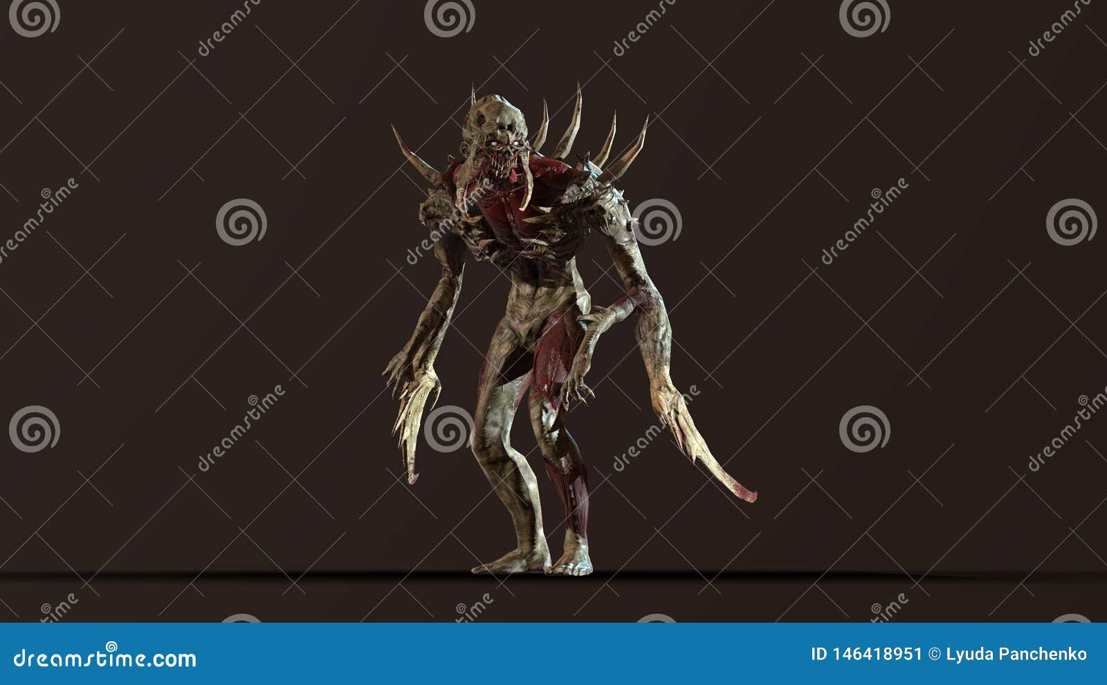 Nuclear Post-apocalypse Mutant 3d Render Stock Image | CartoonDealer ...
