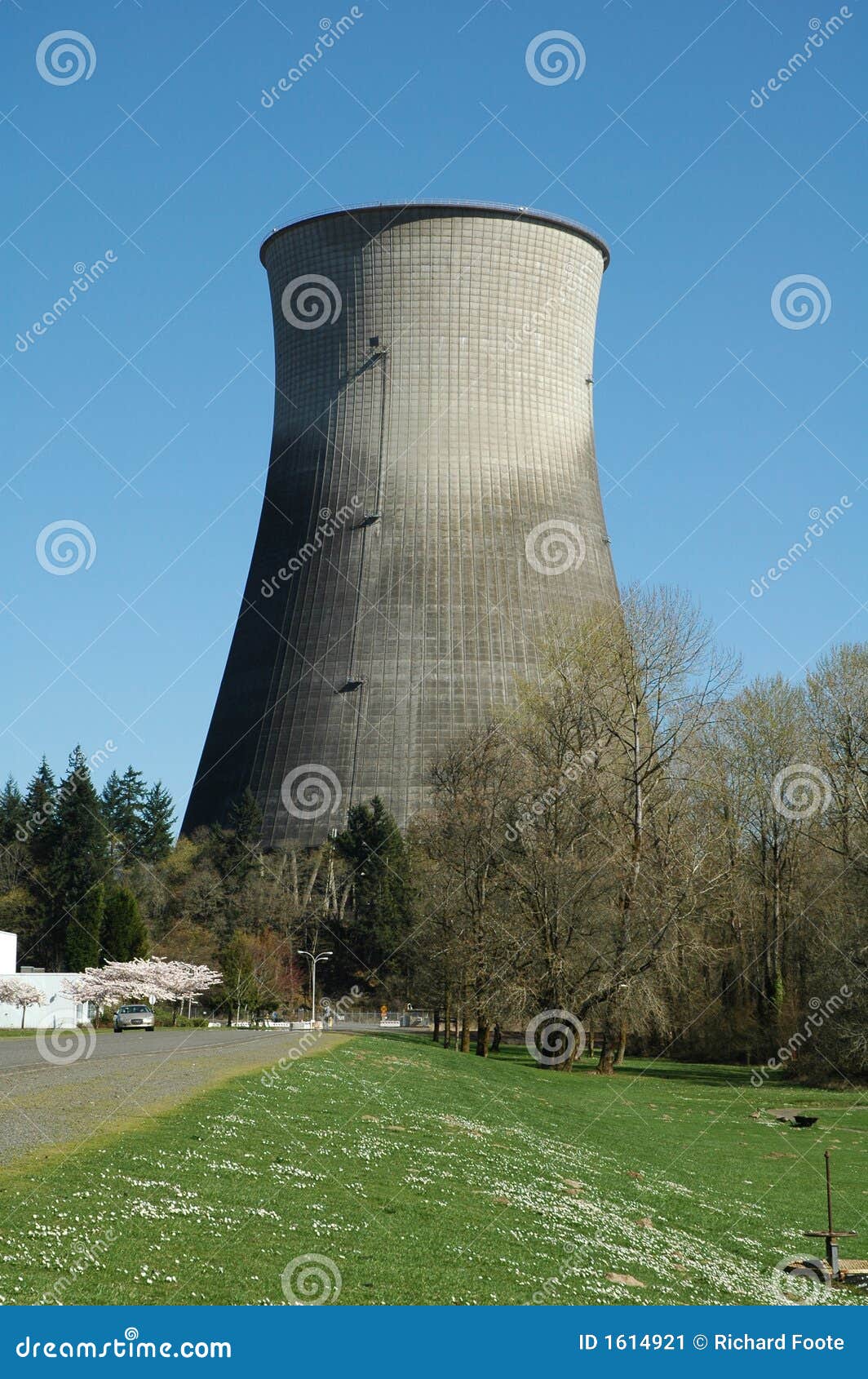 Nuclear Power Cooling Tower Stock Image - Image: 1614921