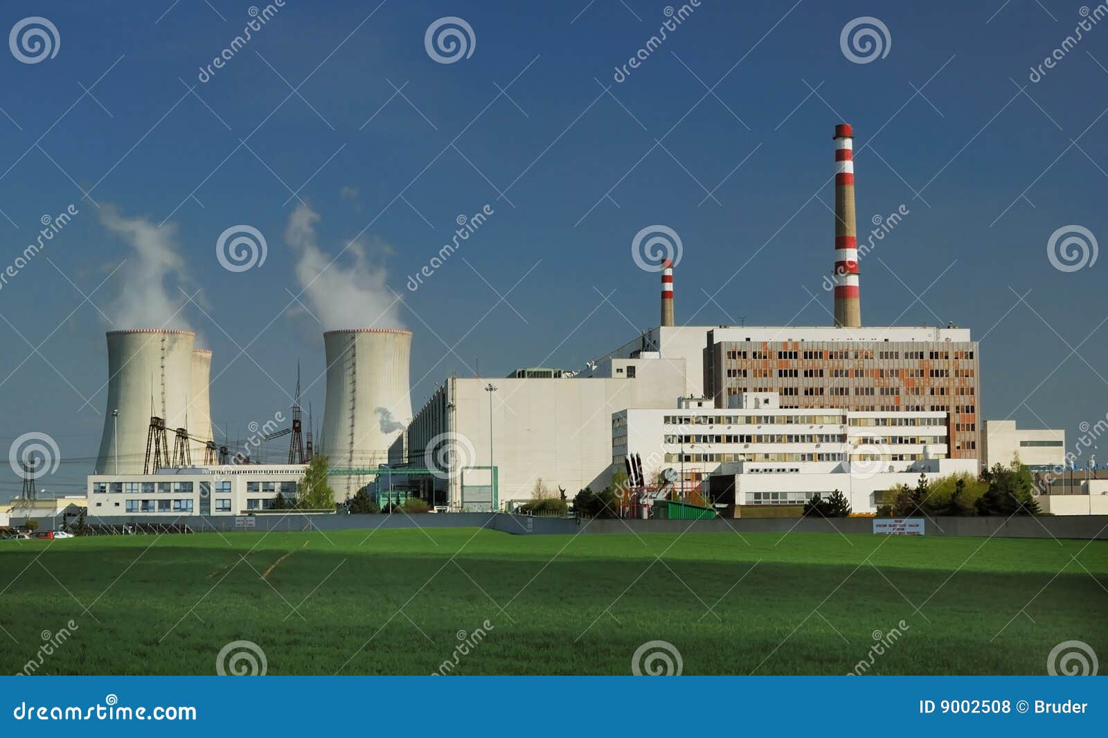 Nuclear power plant stock photo. Image of explosion, ecology - 9002508