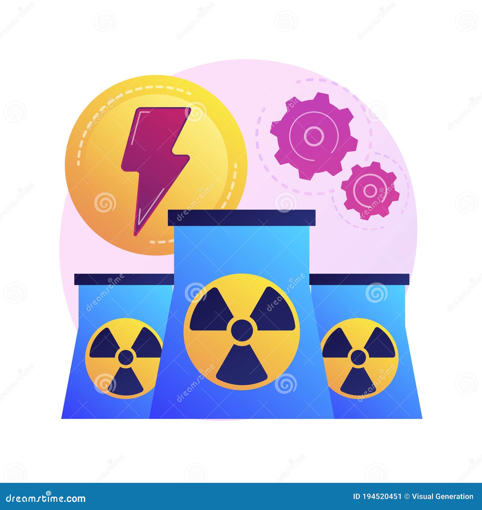 Nuclear Reactors Cartoon Vector Illustration | CartoonDealer.com #187730502