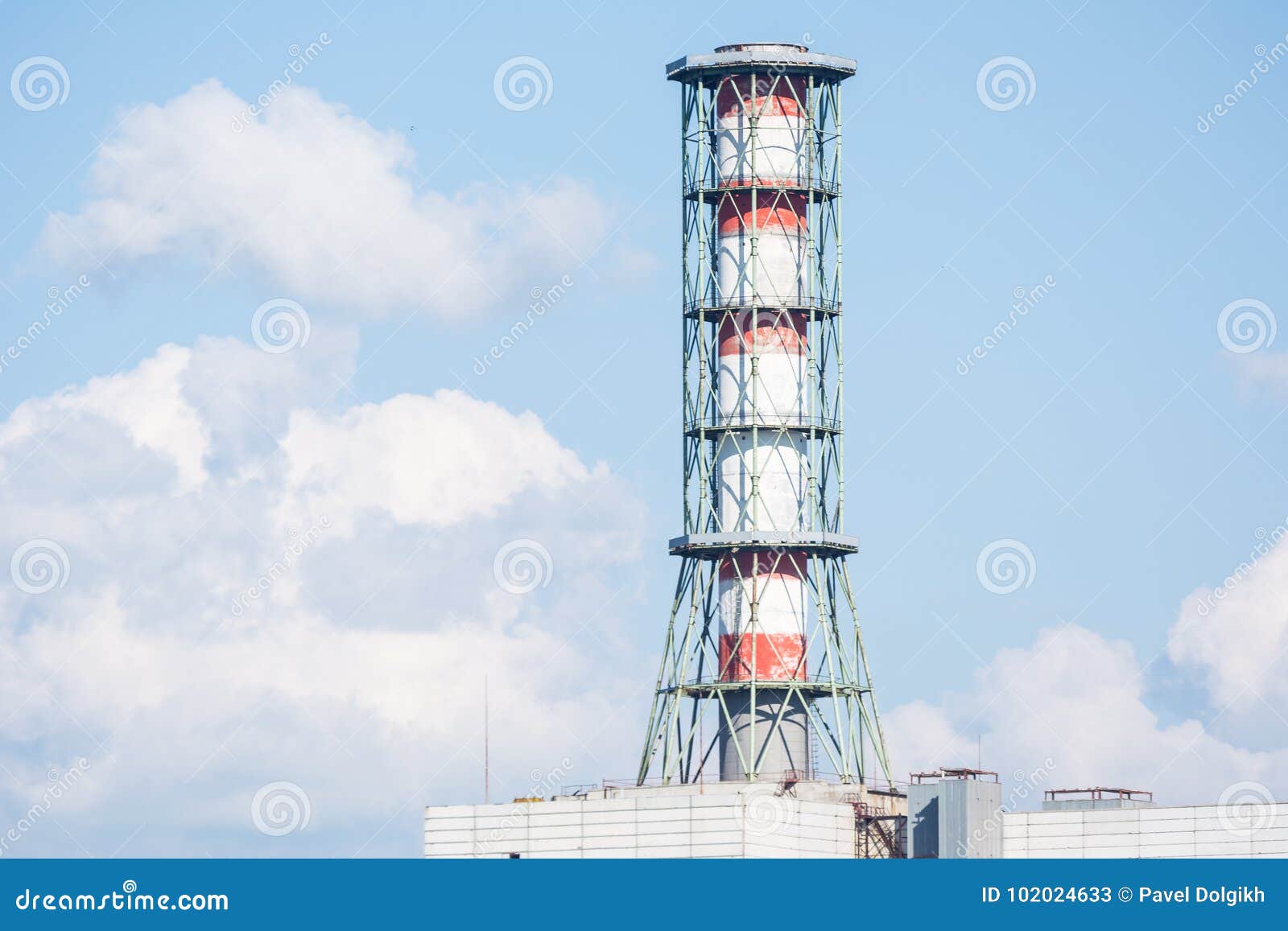 Nuclear power plant pipe stock image. Image of modern - 102024633