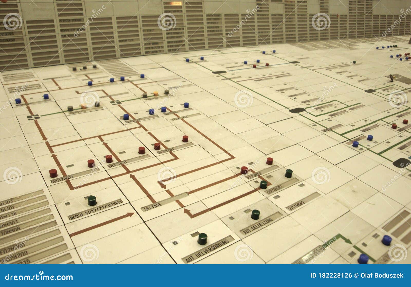 Take Control - Commando Station of the 70`s Stock Photo - Image of data ...