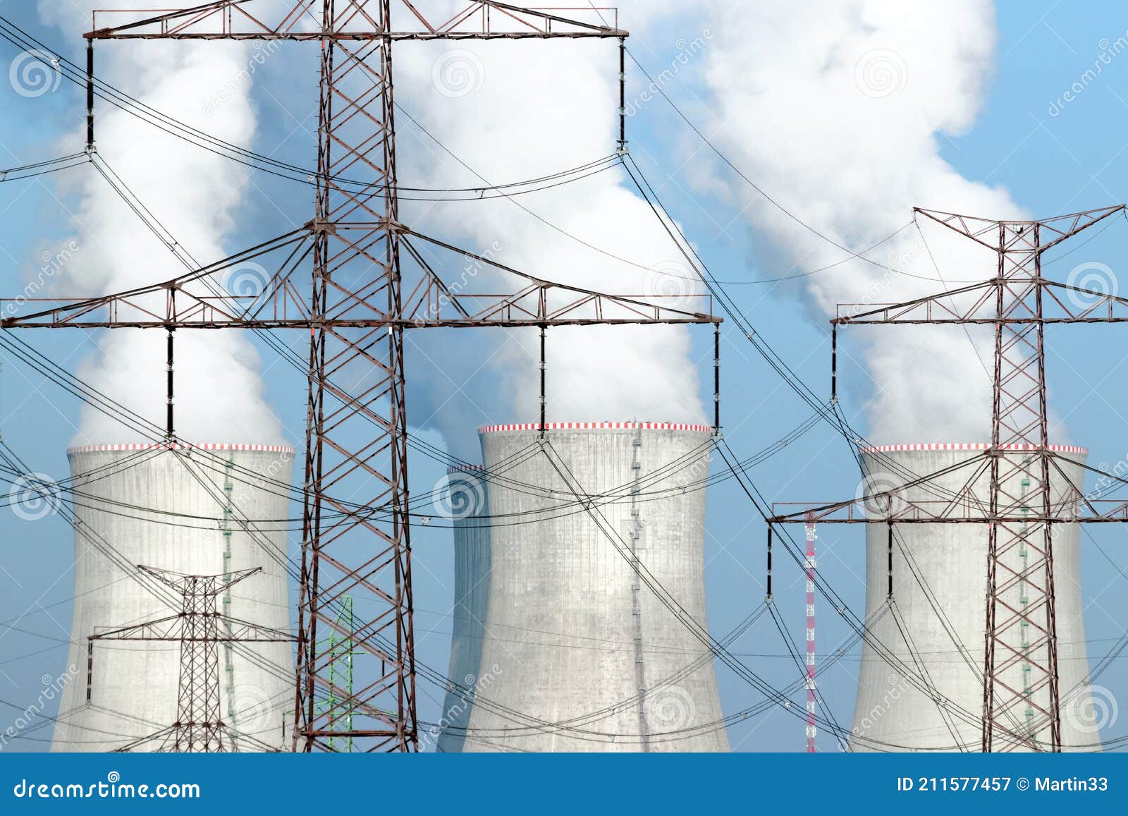 Nuclear power stock image. Image of production, lines - 211577457