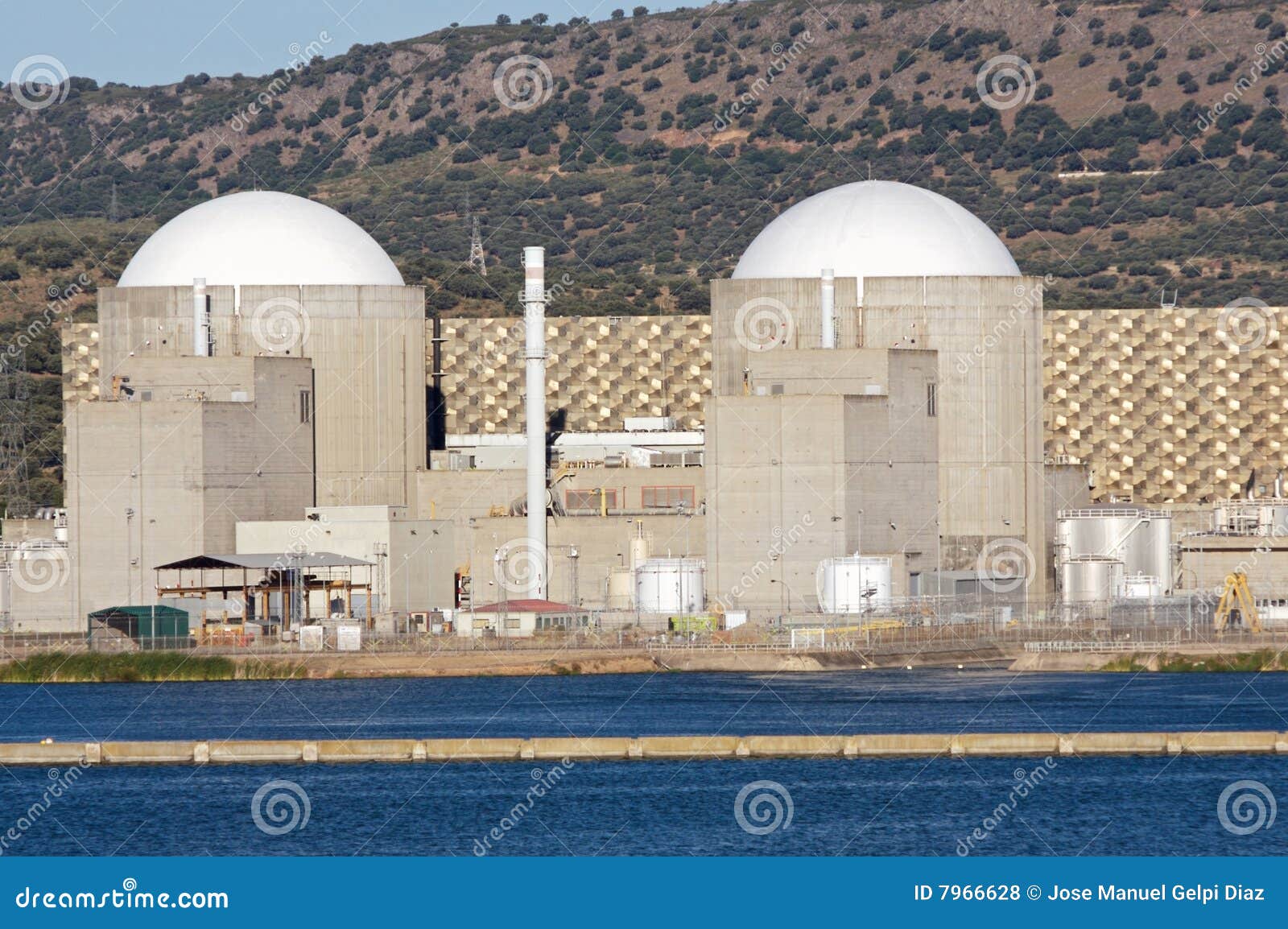 Nuclear Power Station stock photo. Image of atomic, generation - 7966628