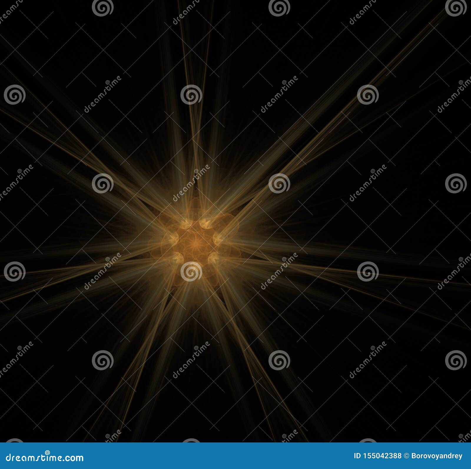 Nuclear Radiation. Image Molecules And Atoms Stock Illustration ...