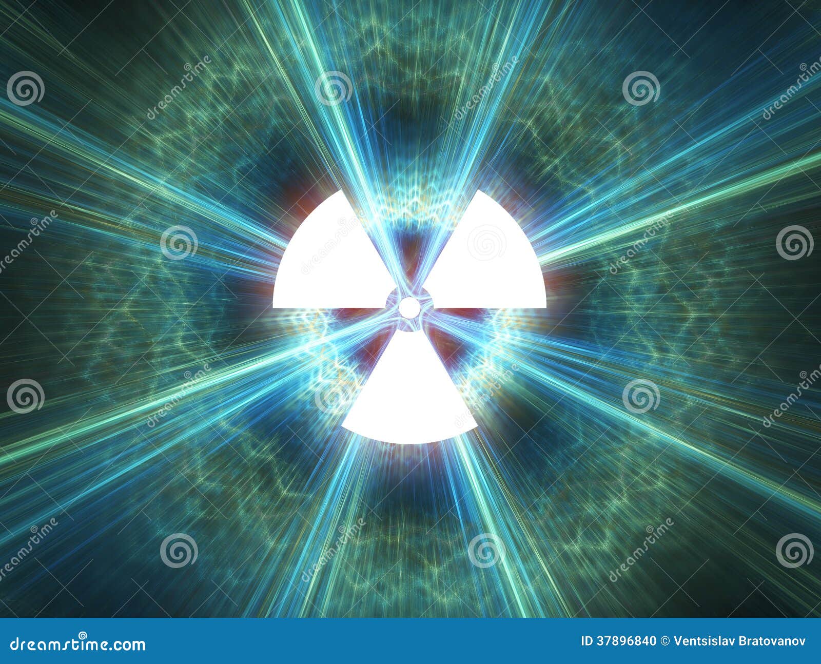 Nuclear Radiation Symbol Vector Hand Drawing Doodle | CartoonDealer.com ...