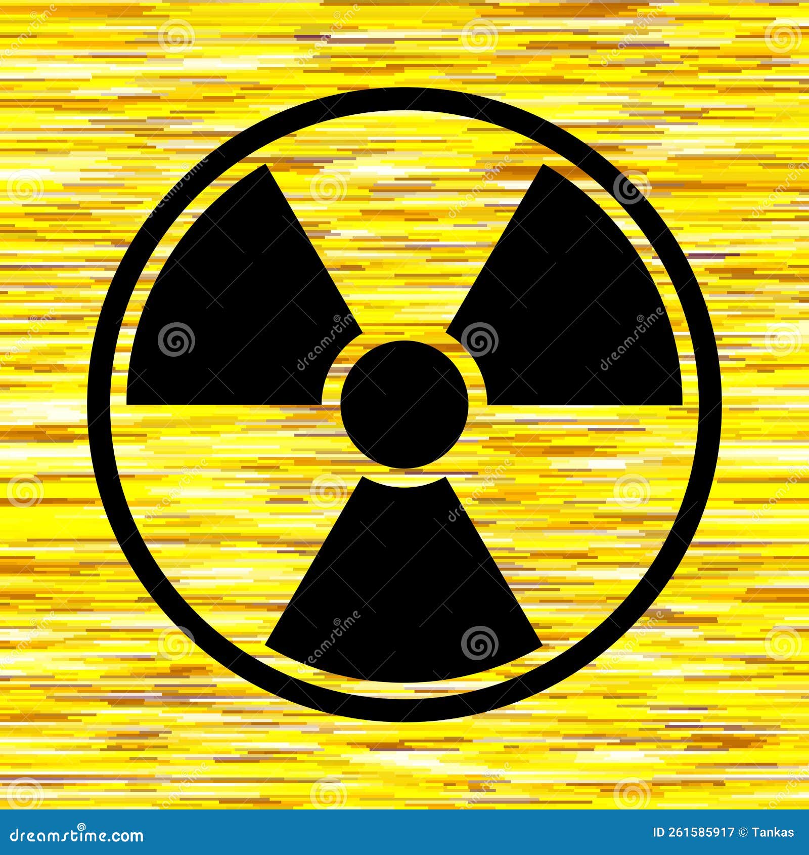 Faded Radioactivity Symbol Is Showing Ionizing Radiation Danger In ...
