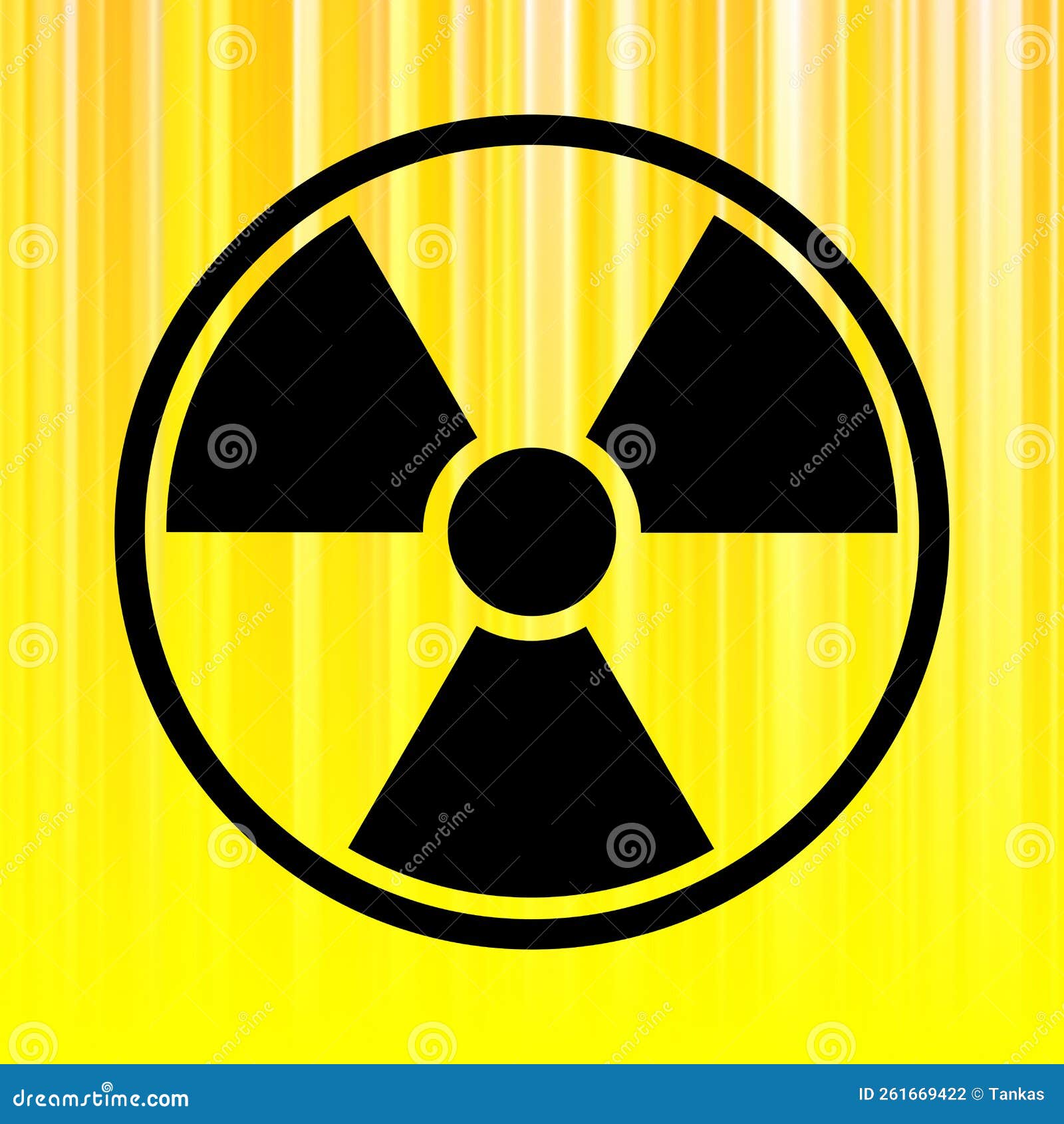 Nuclear Radiation Symbol on Grunge Wall. Vector Background Stock Vector ...