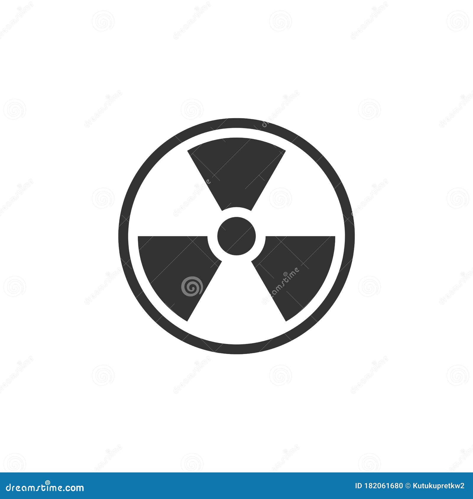 Nuclear Radioactive Icon Logo Template Illustration Design. Vector EPS ...