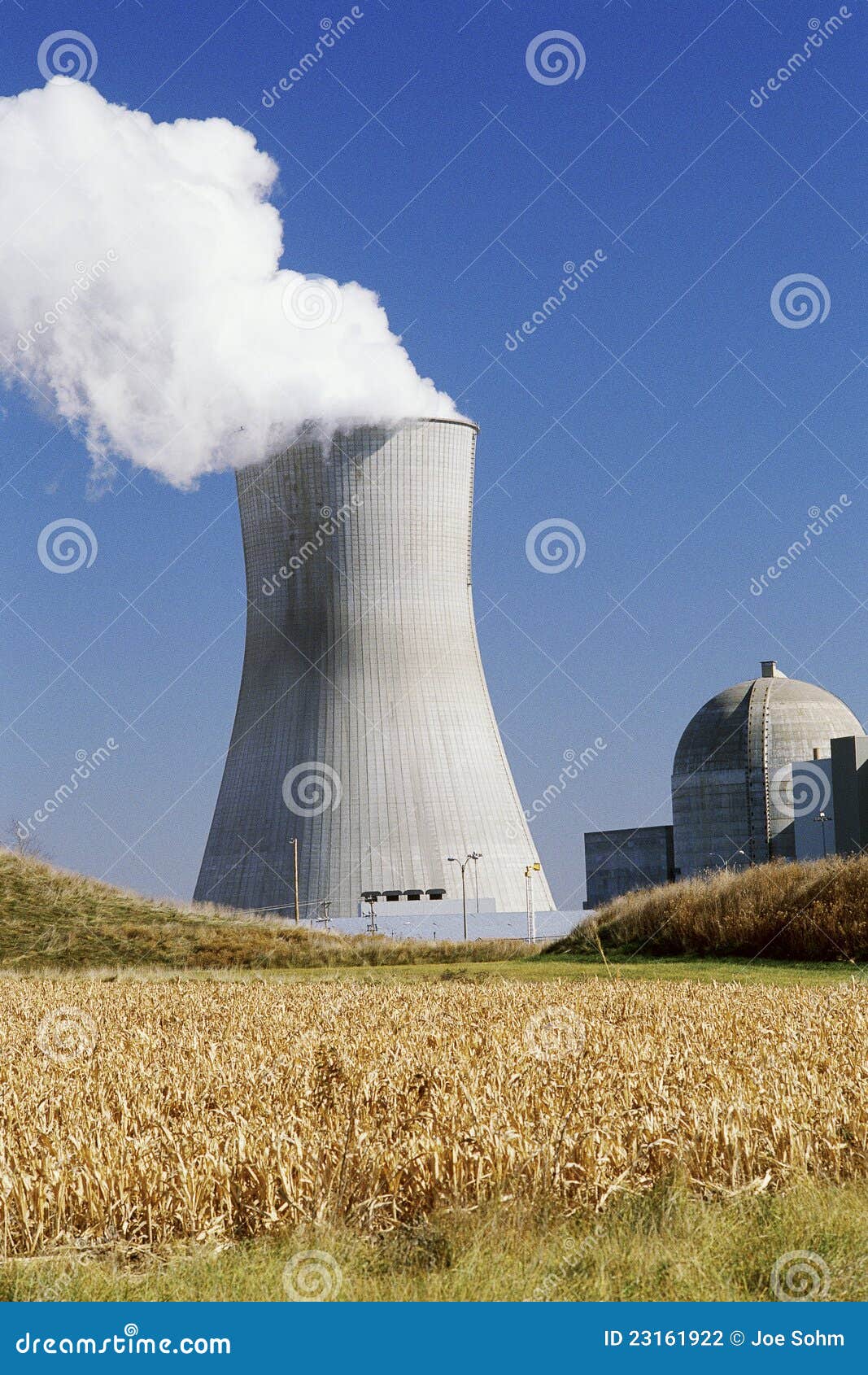 Nuclear Reactor Cooling Tower Stock Photography | CartoonDealer.com ...