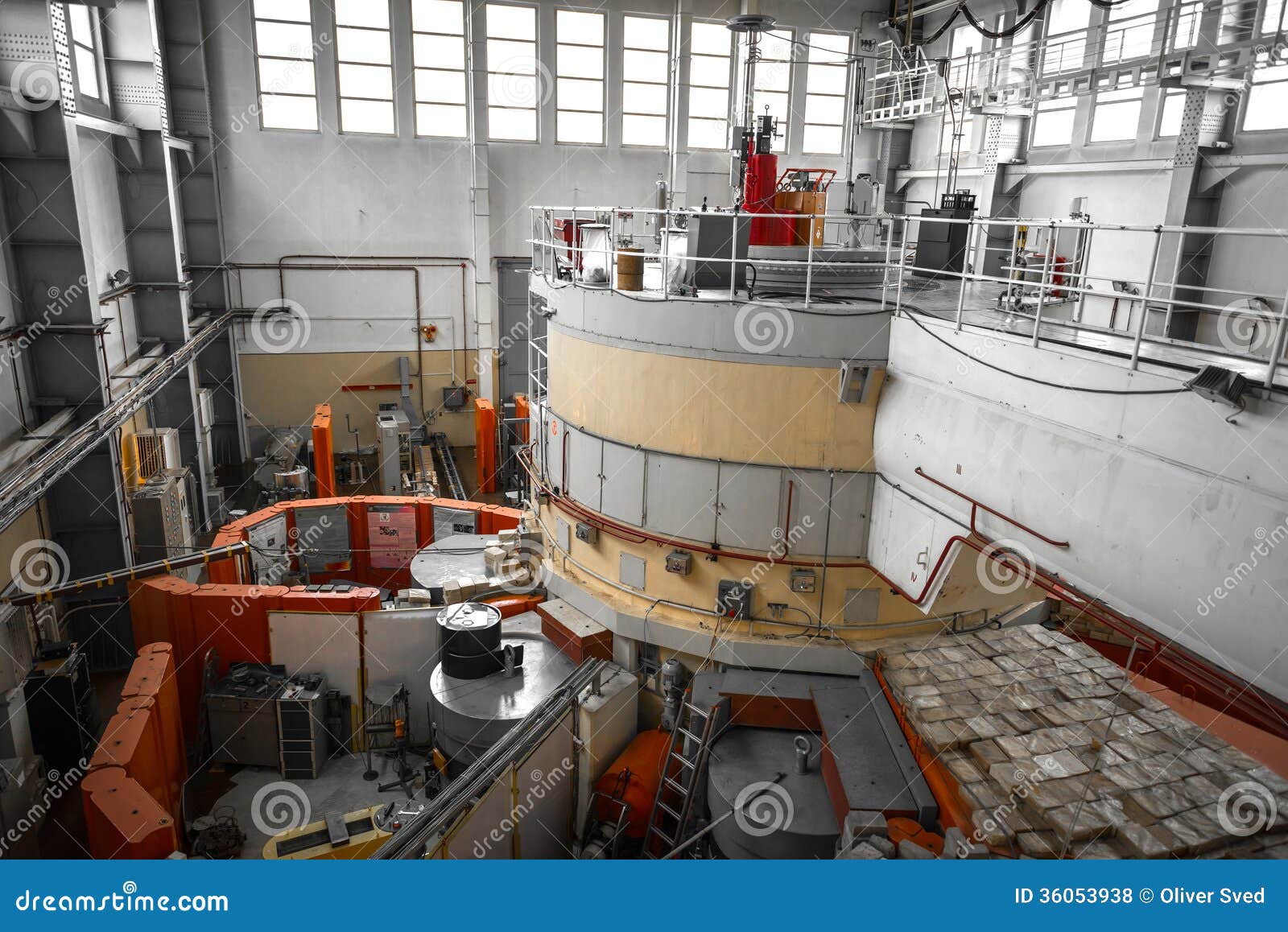 Nuclear Reactor in a Science Institute Stock Photo - Image of ...