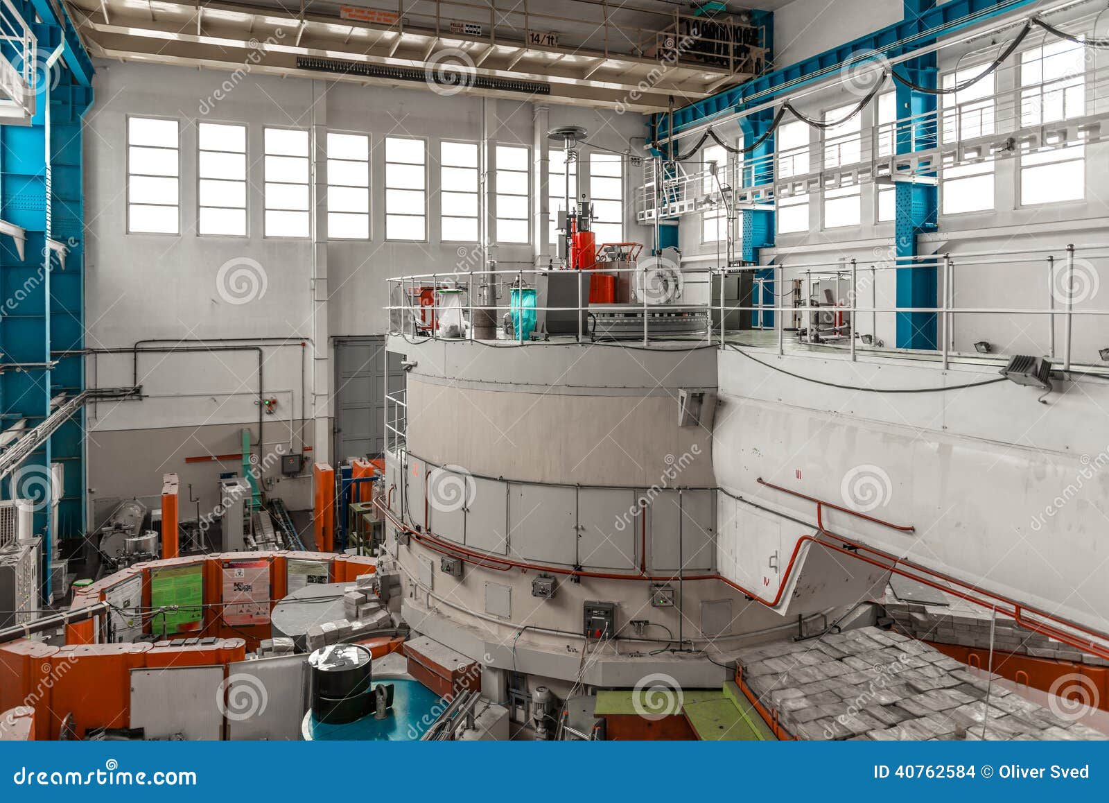 Nuclear Reactor in a Science Institute Stock Photo - Image of school ...
