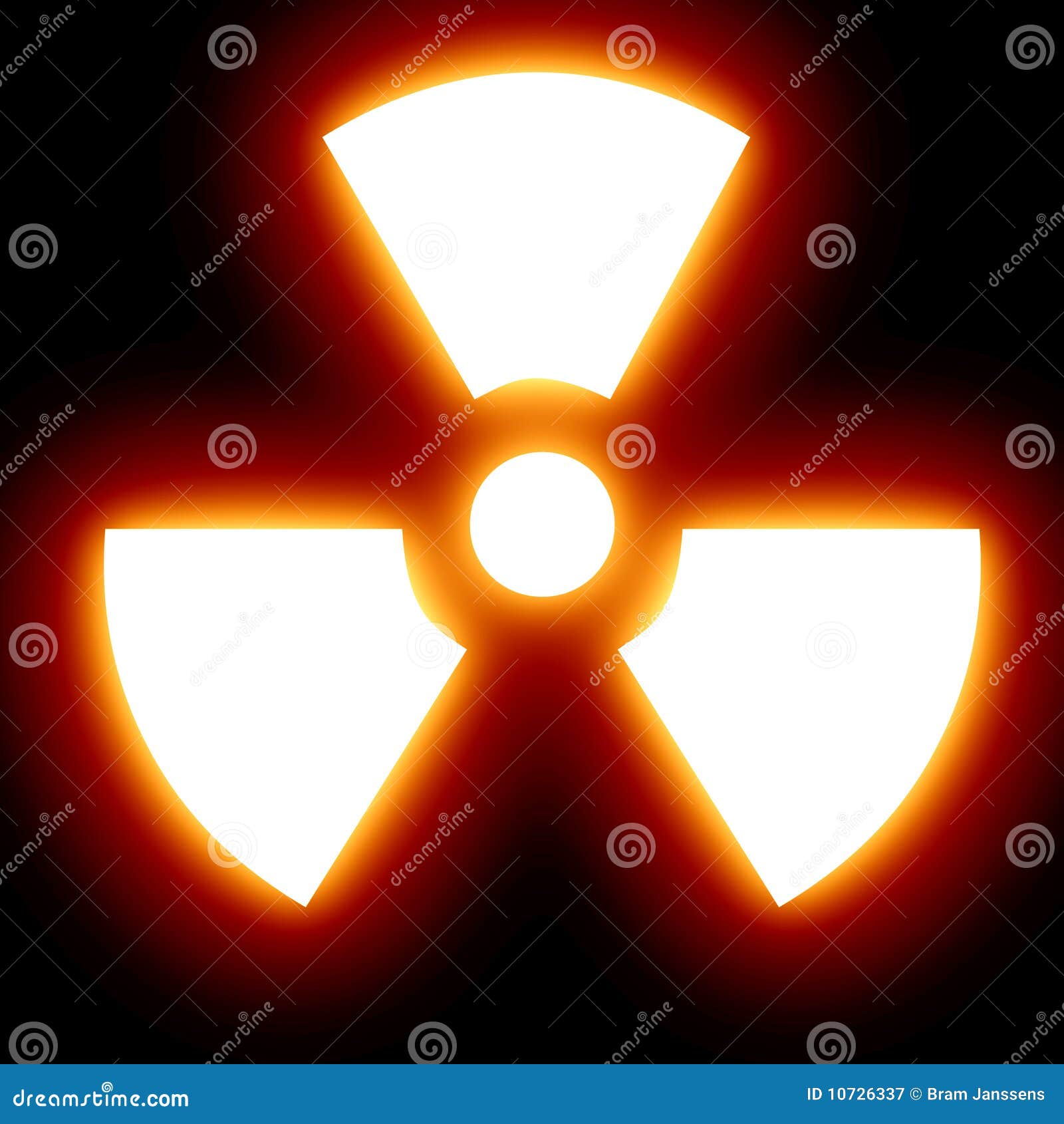 Nuclear Sign Royalty Free Stock Photography - Image: 10726337