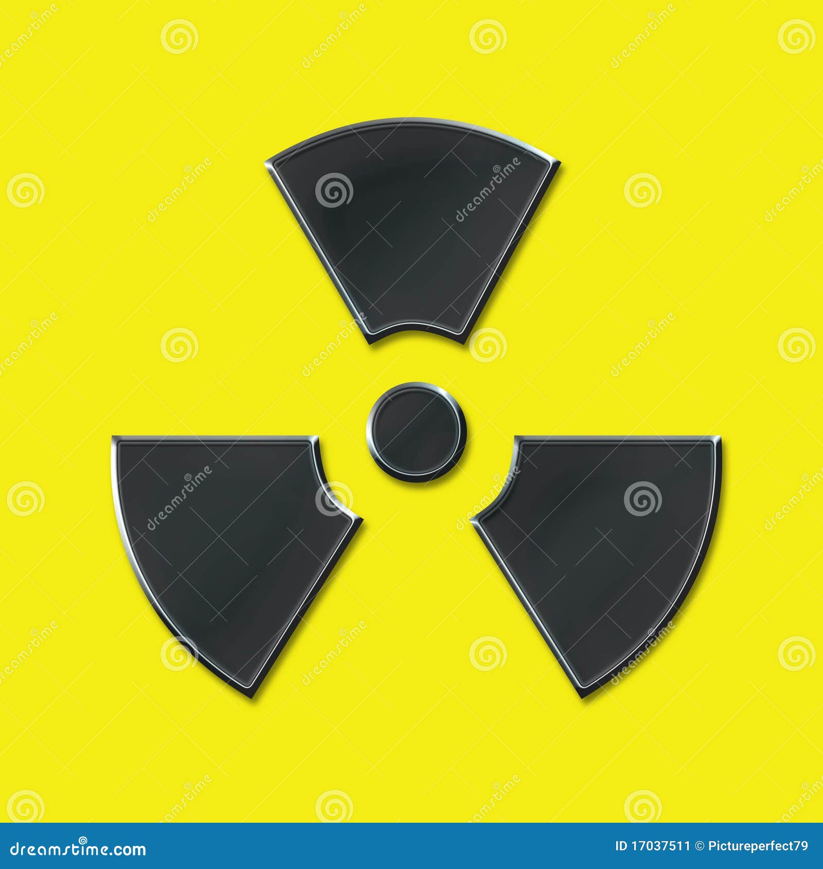 Nuclear Sign stock illustration. Illustration of abstract - 17037511