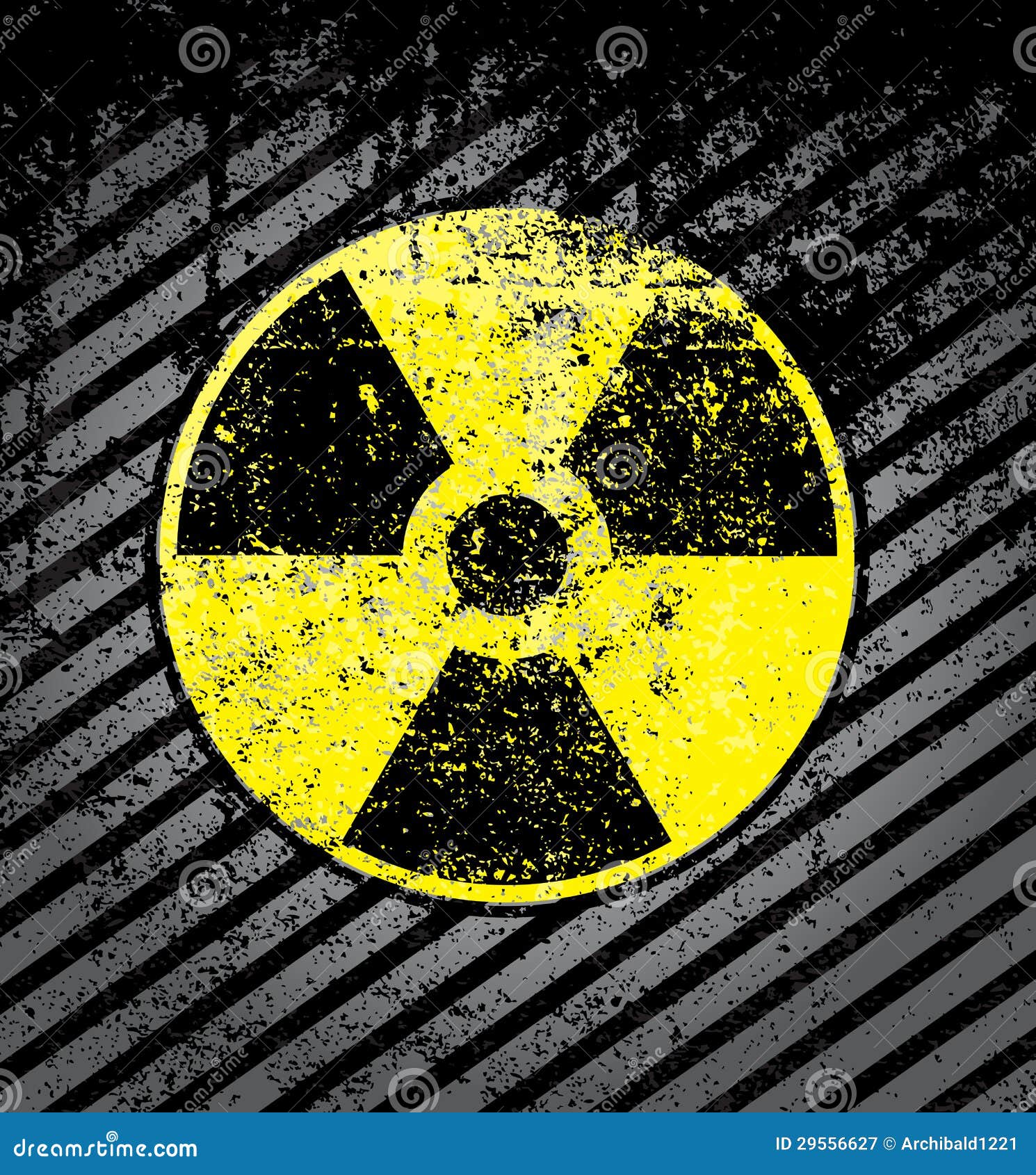 Nuclear sign stock vector. Illustration of stain, sign - 29556627