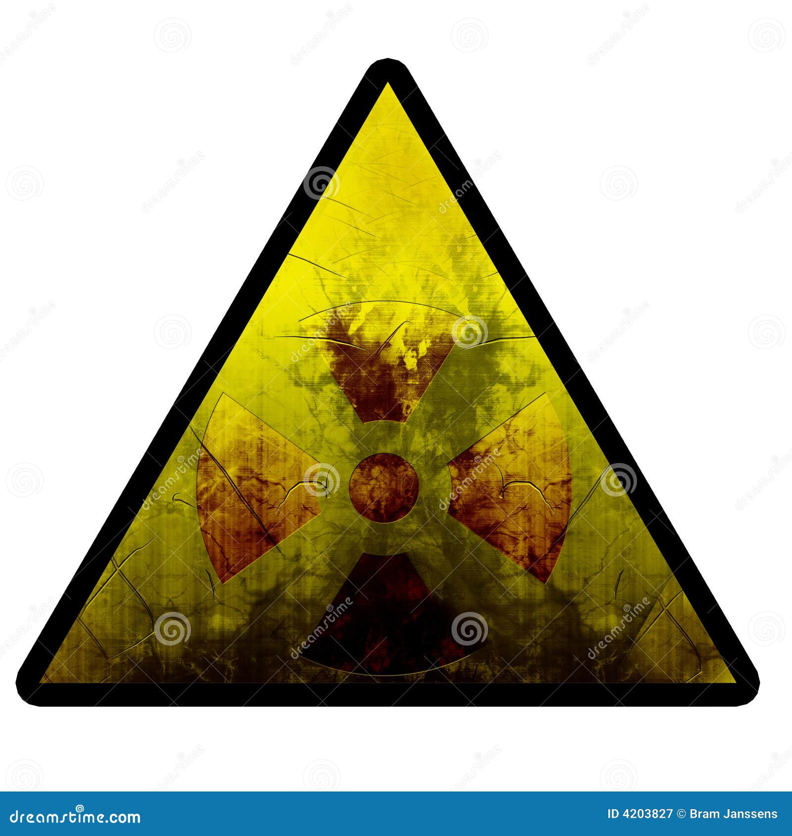 Nuclear sign stock illustration. Illustration of fallout - 4203827