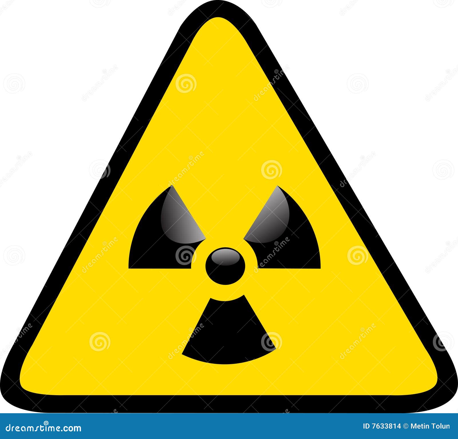 Nuclear Sign stock vector. Illustration of evaporate, bomb - 7633814