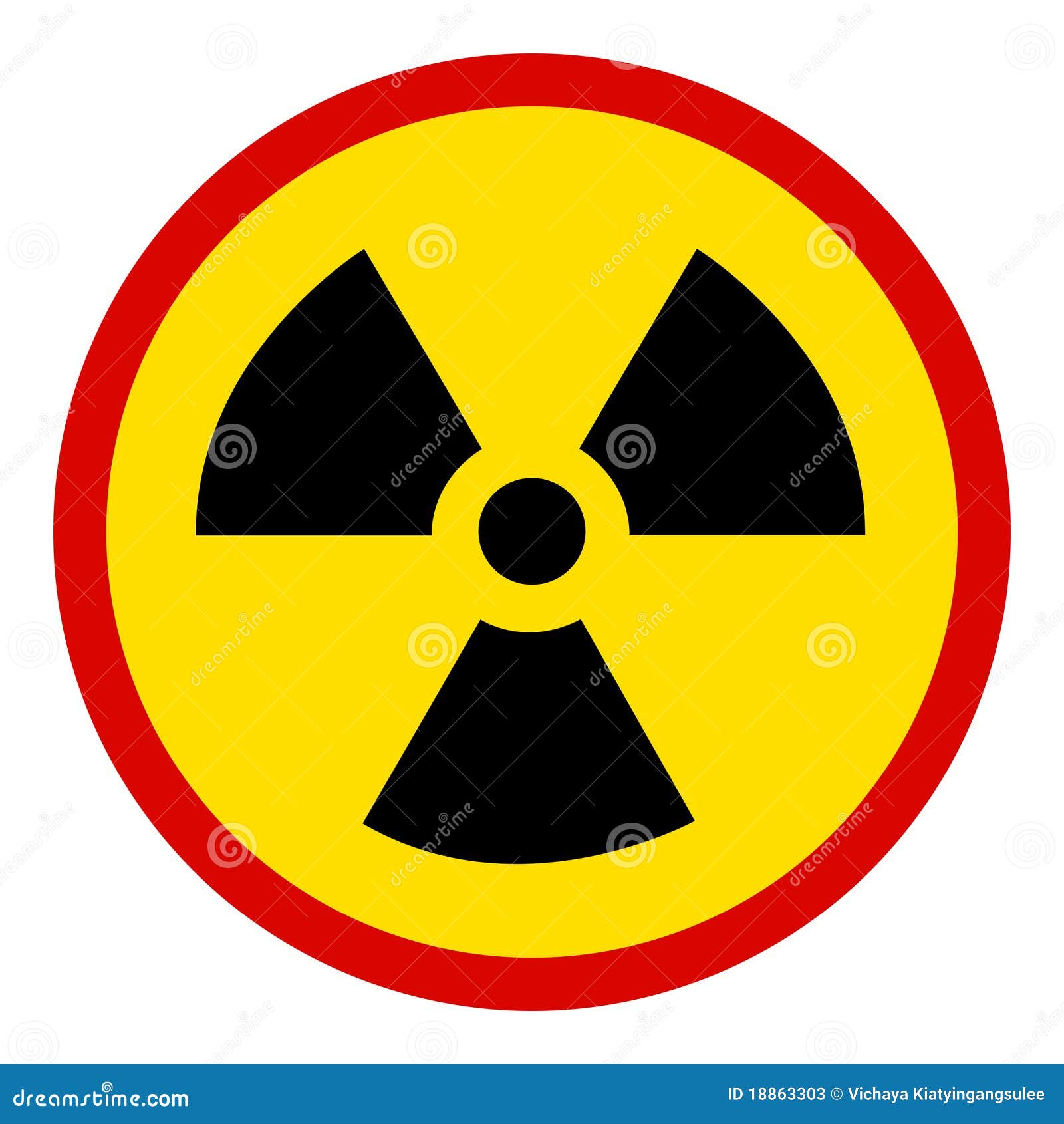 Nuclear Sign Vector Illustration | CartoonDealer.com #18906022