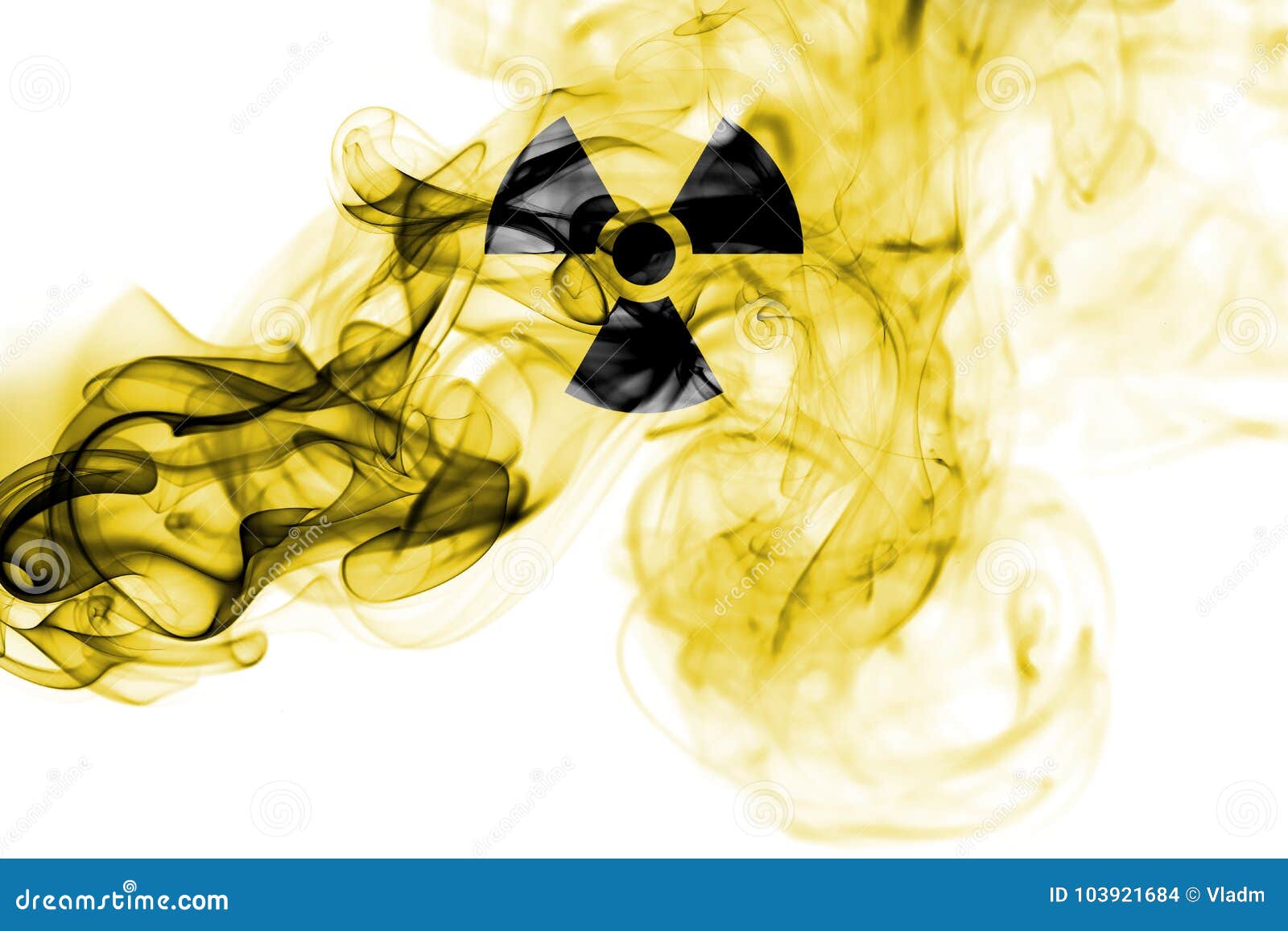 Nuclear smoke stock illustration. Illustration of radioactive - 103921684