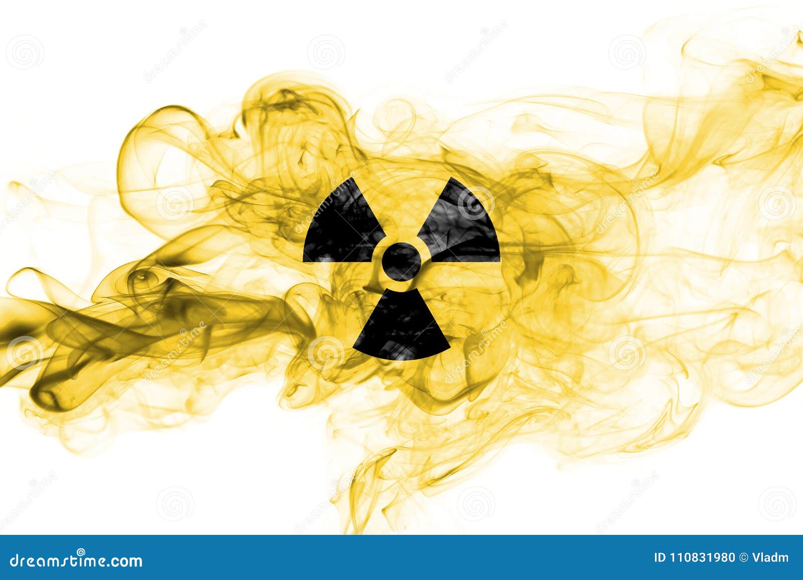 Nuclear Smoke Isolated on a White Background Stock Photo - Image of ...
