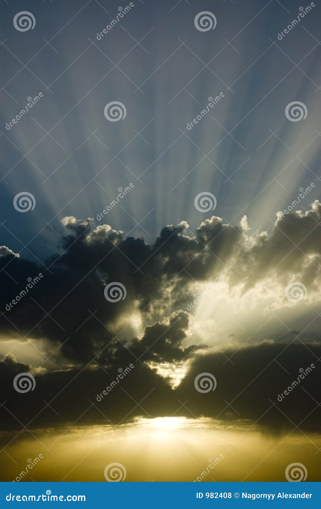 Nuclear sunset #3 stock photo. Image of wave, clouds, gozo - 982408