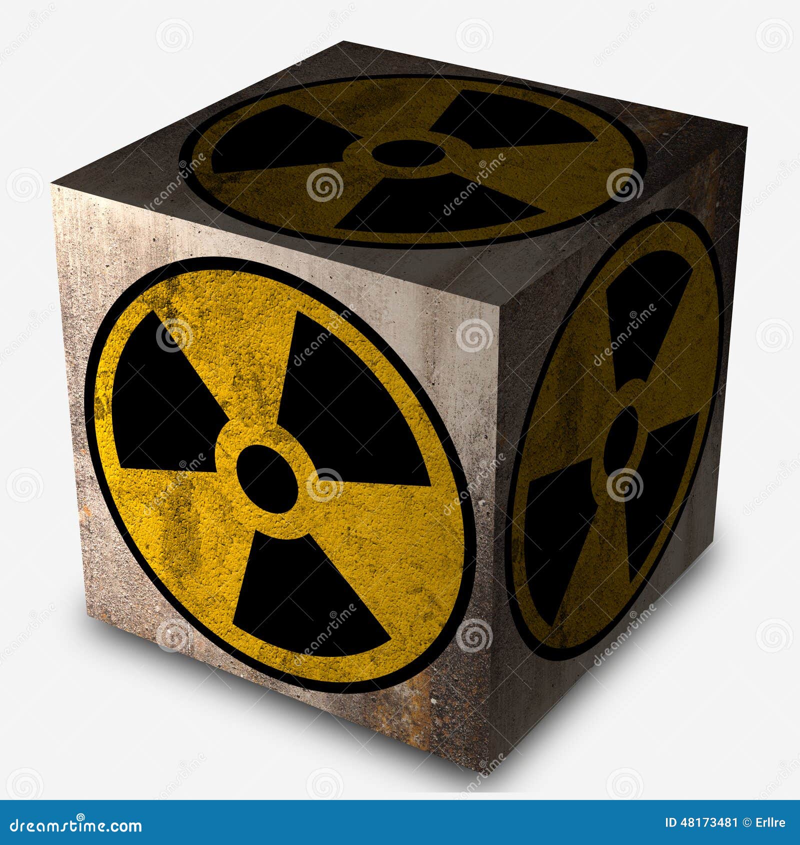 Nuclear symbol stock illustration. Illustration of industry - 48173481