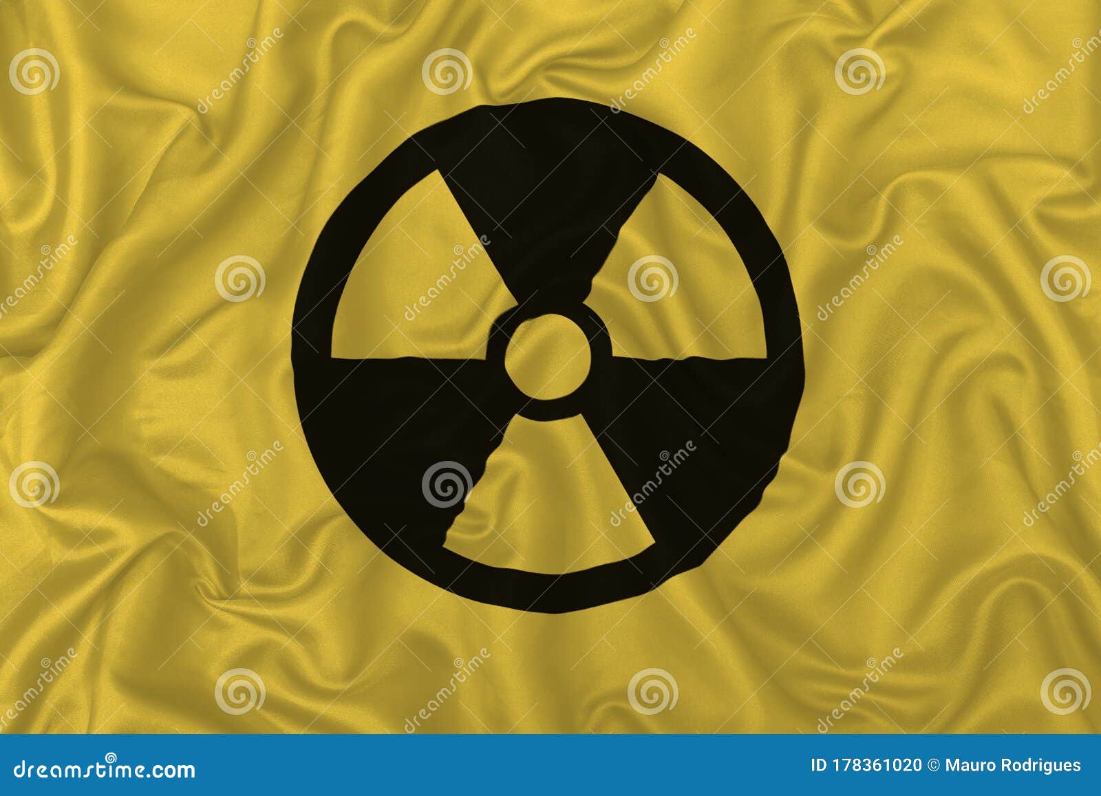 Nuclear Symbol On Fabric Royalty-Free Stock Image | CartoonDealer.com ...