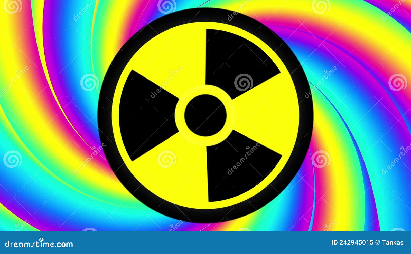 Nuclear Symbol Flashing Icon Loop Stock Video - Video of icon, reactor ...