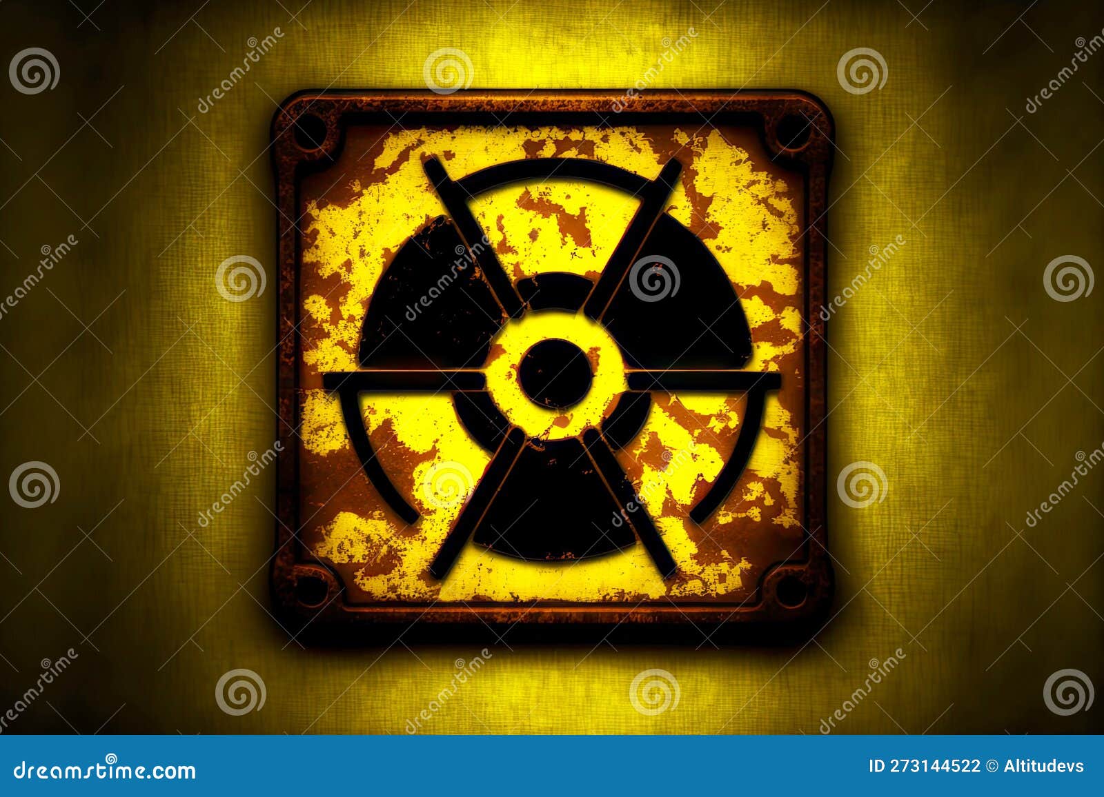 Nuclear or Toxic Pollution Designated Radiation Hazard Stock ...