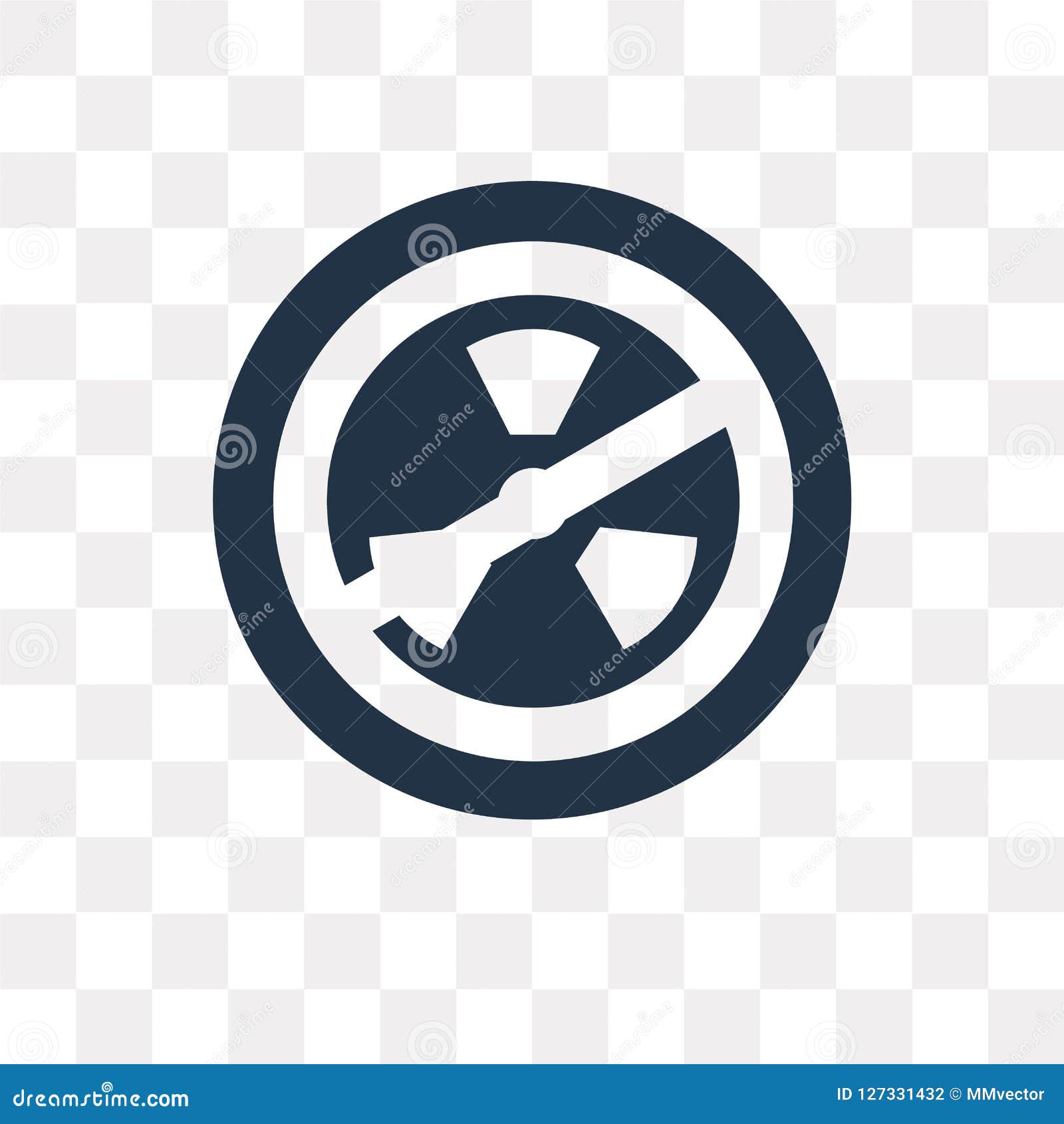 Nuclear Vector Icon Isolated on Transparent Background, Nuclear Stock ...