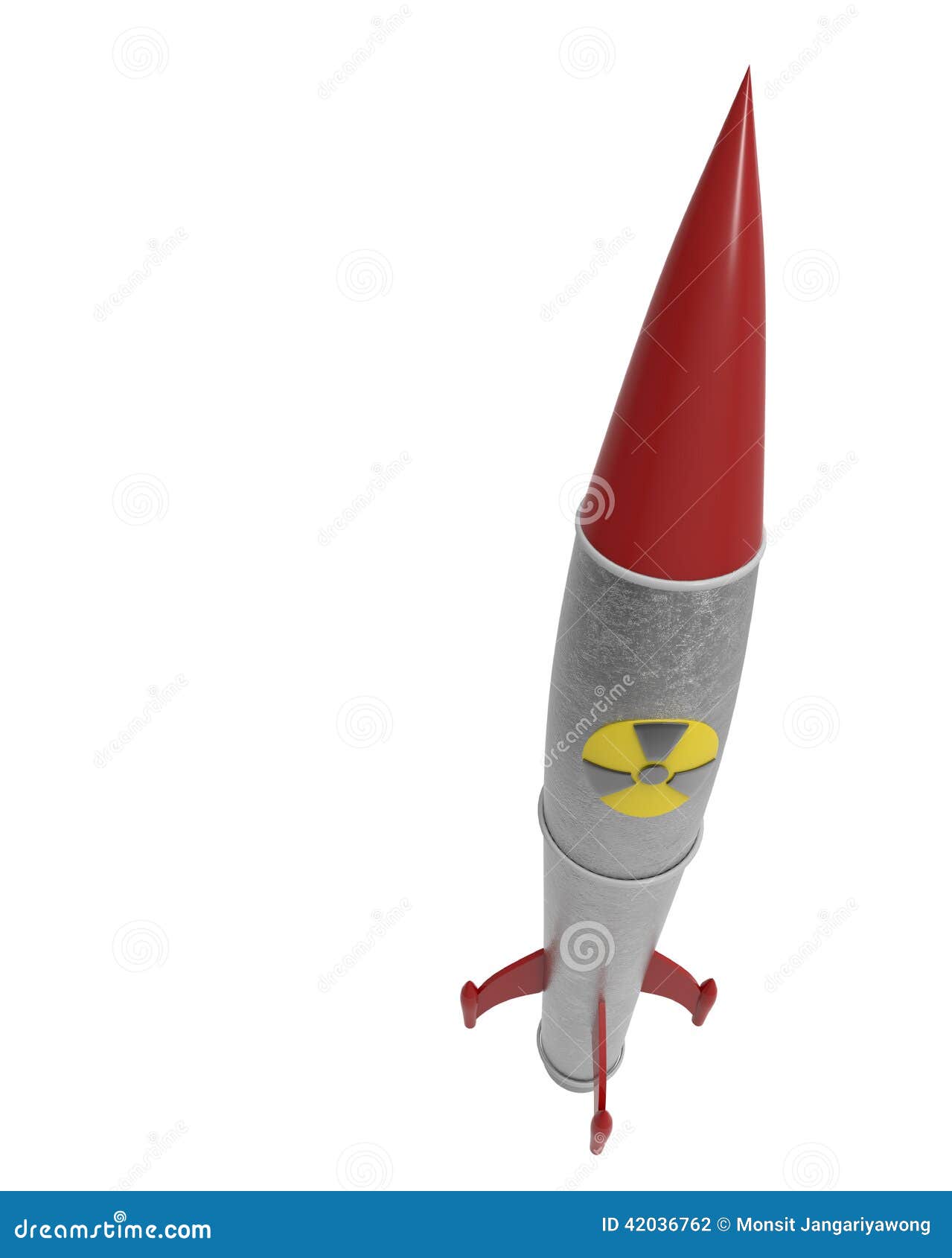 Nuclear Warhead Solid Icon. Atomic Bomb Vector Illustration Isolated On ...
