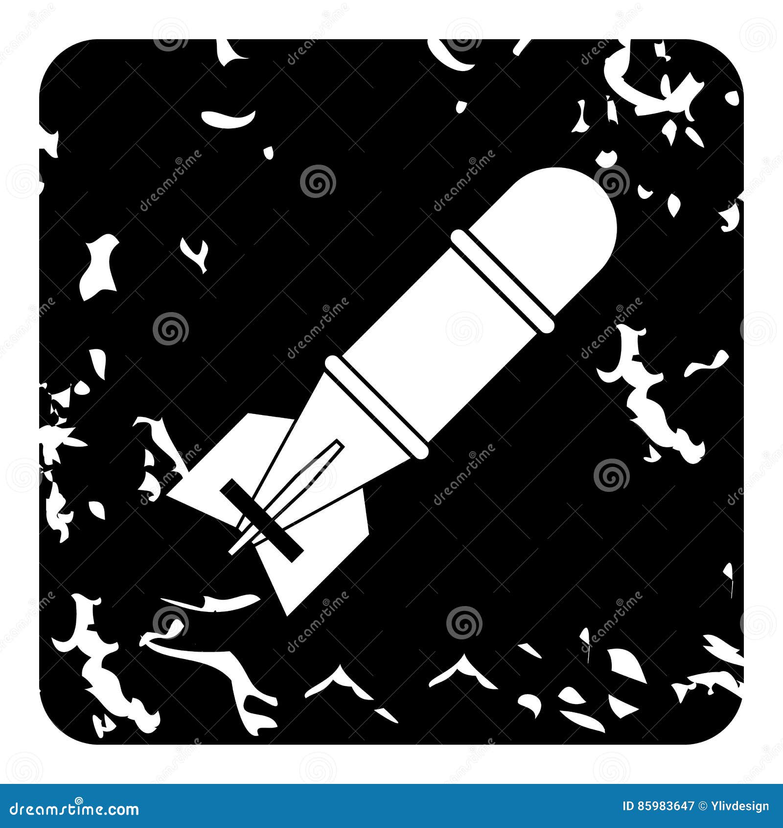 Nuclear Warhead With Clipping Mask Stock Photo | CartoonDealer.com ...