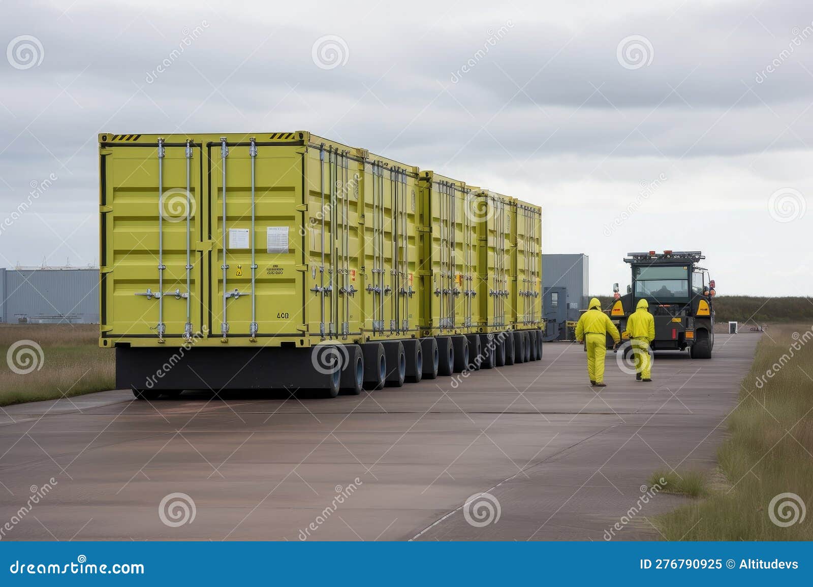 Nuclear Waste Being Transported in Special Containers for Permanent ...