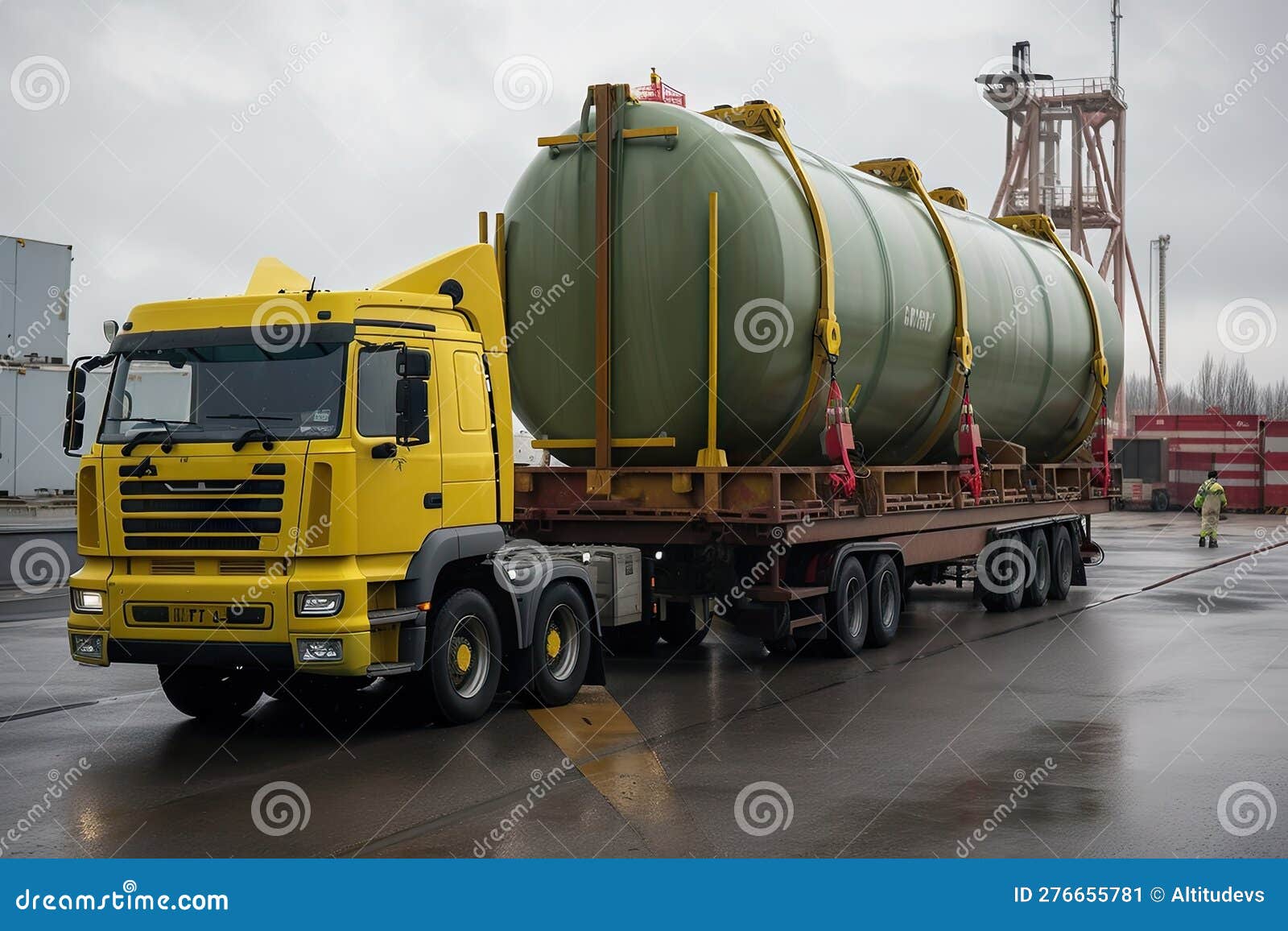 Nuclear Waste Being Transported in Specialized, Secure Trucks To Its ...