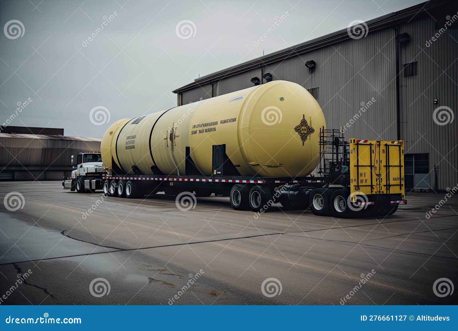 Nuclear Waste Being Transported To Secure Storage Facility in Climate ...