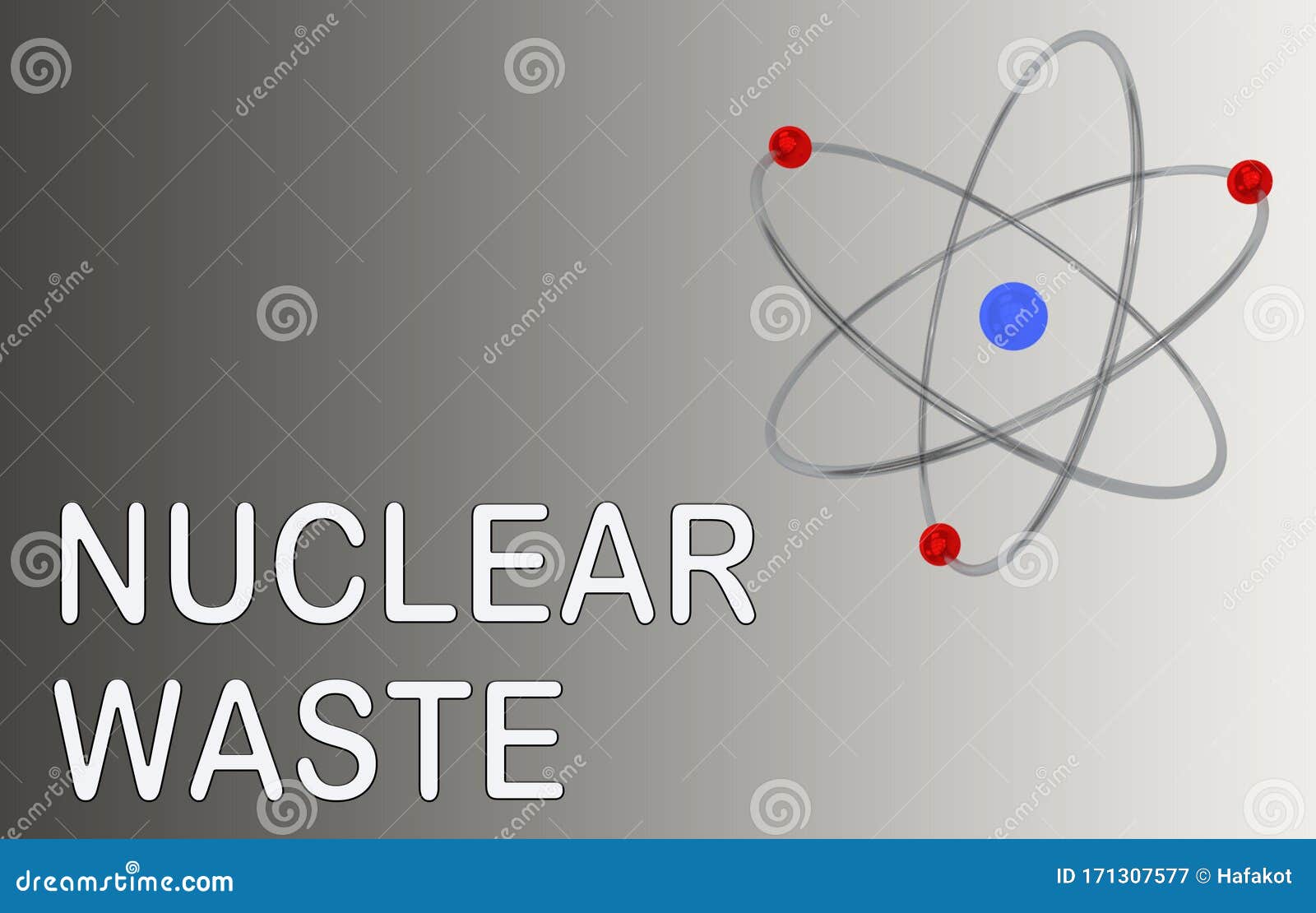 NUCLEAR WASTE concept stock illustration. Illustration of nuclear ...
