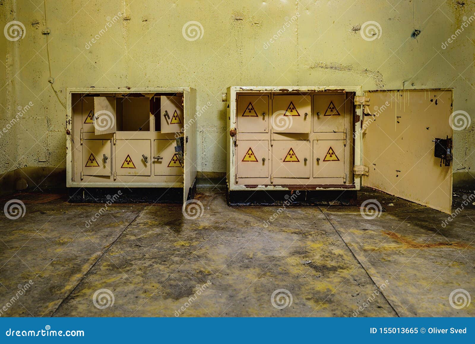 Nuclear Waste Containers in Chernobyl Stock Image - Image of container ...