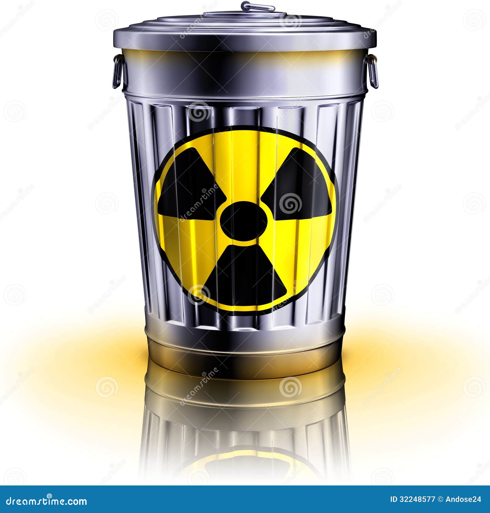 Nuclear waste stock illustration. Illustration of energy - 32248577