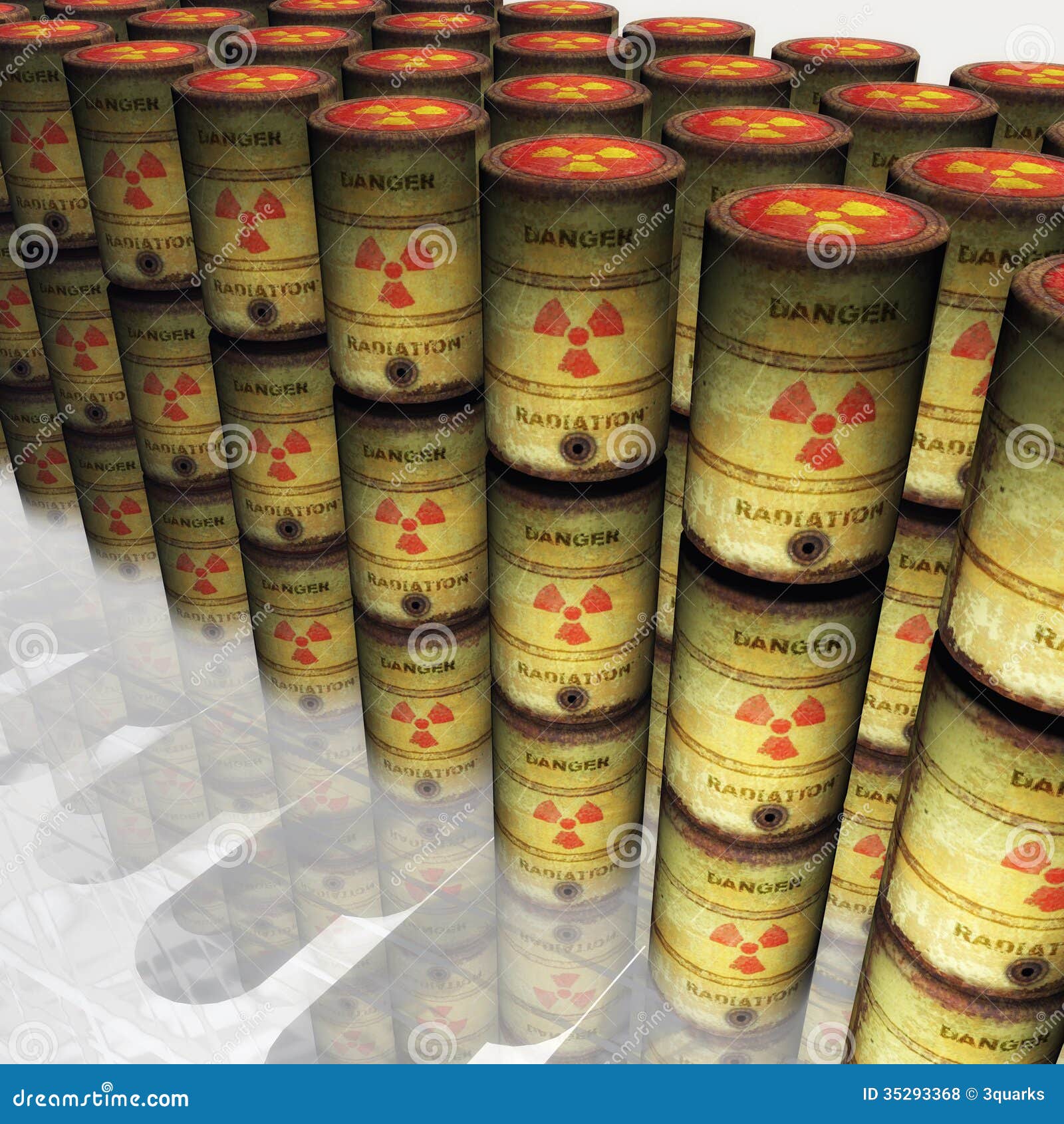 Nuclear Waste stock illustration. Illustration of final - 35293368