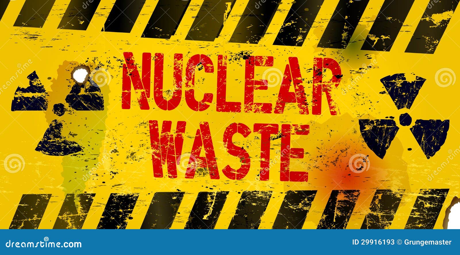 Nuclear waste stock vector. Illustration of radioactivity - 29916193