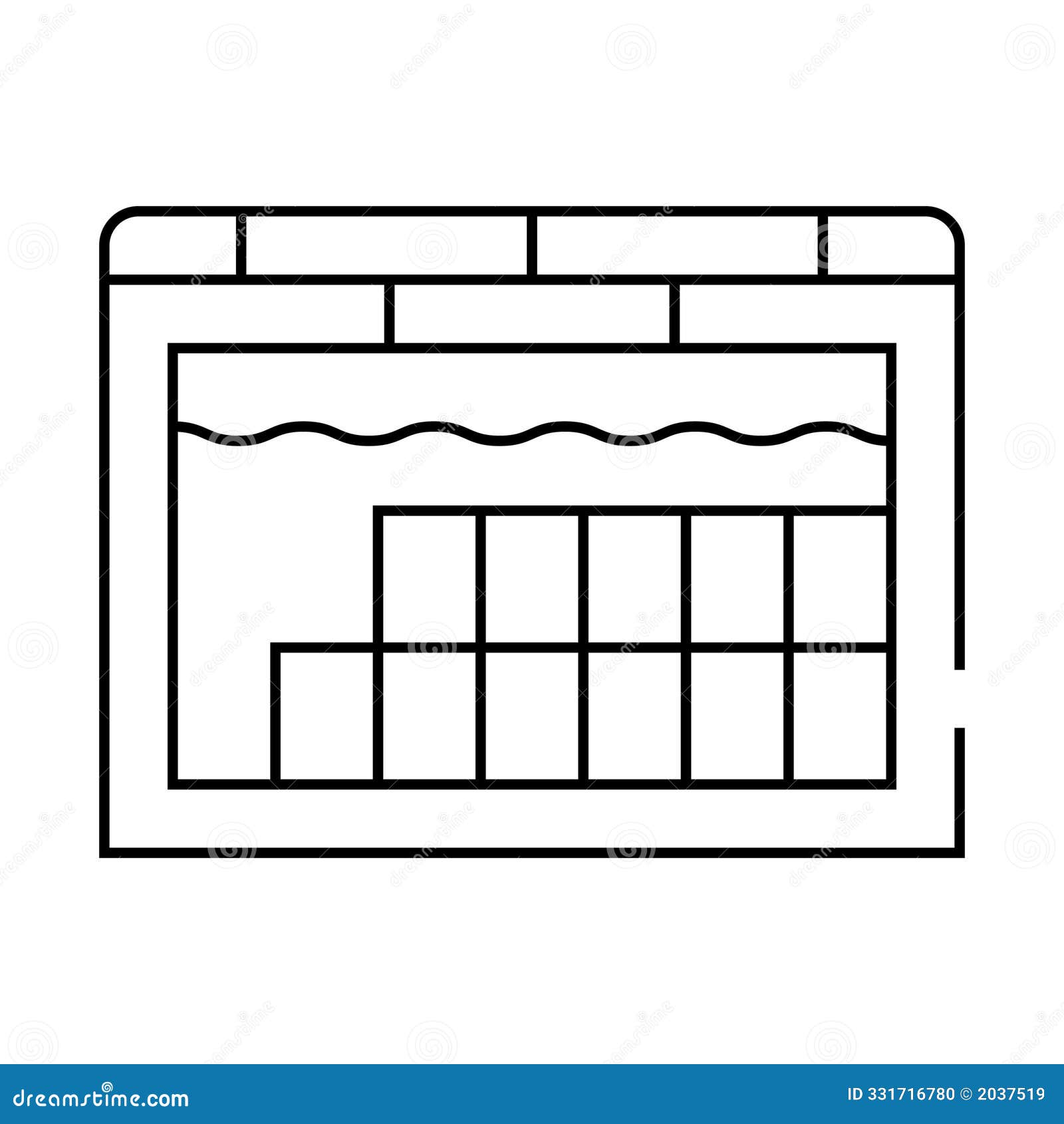 Storage Line Icons Collection Preservation Safekeeping Hoarding Storing Stockpiling
